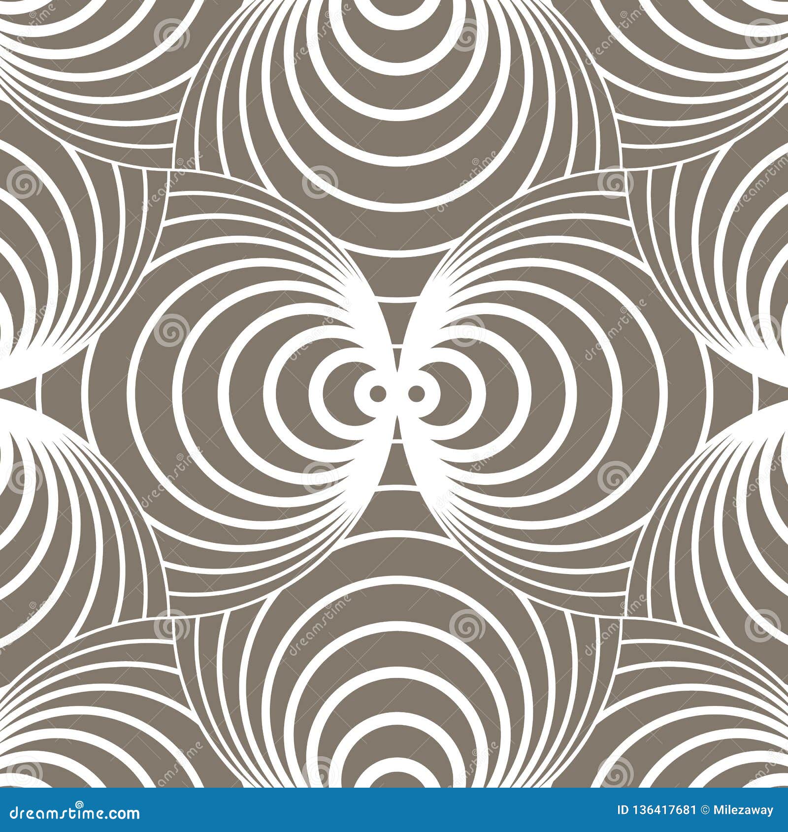 Texture Of Overlapping Circles In Constant Motion Creating A ...