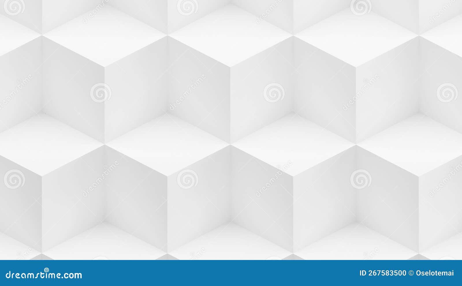 Geometric Pattern on White Background,abstract High Relief,3d Rendering ...