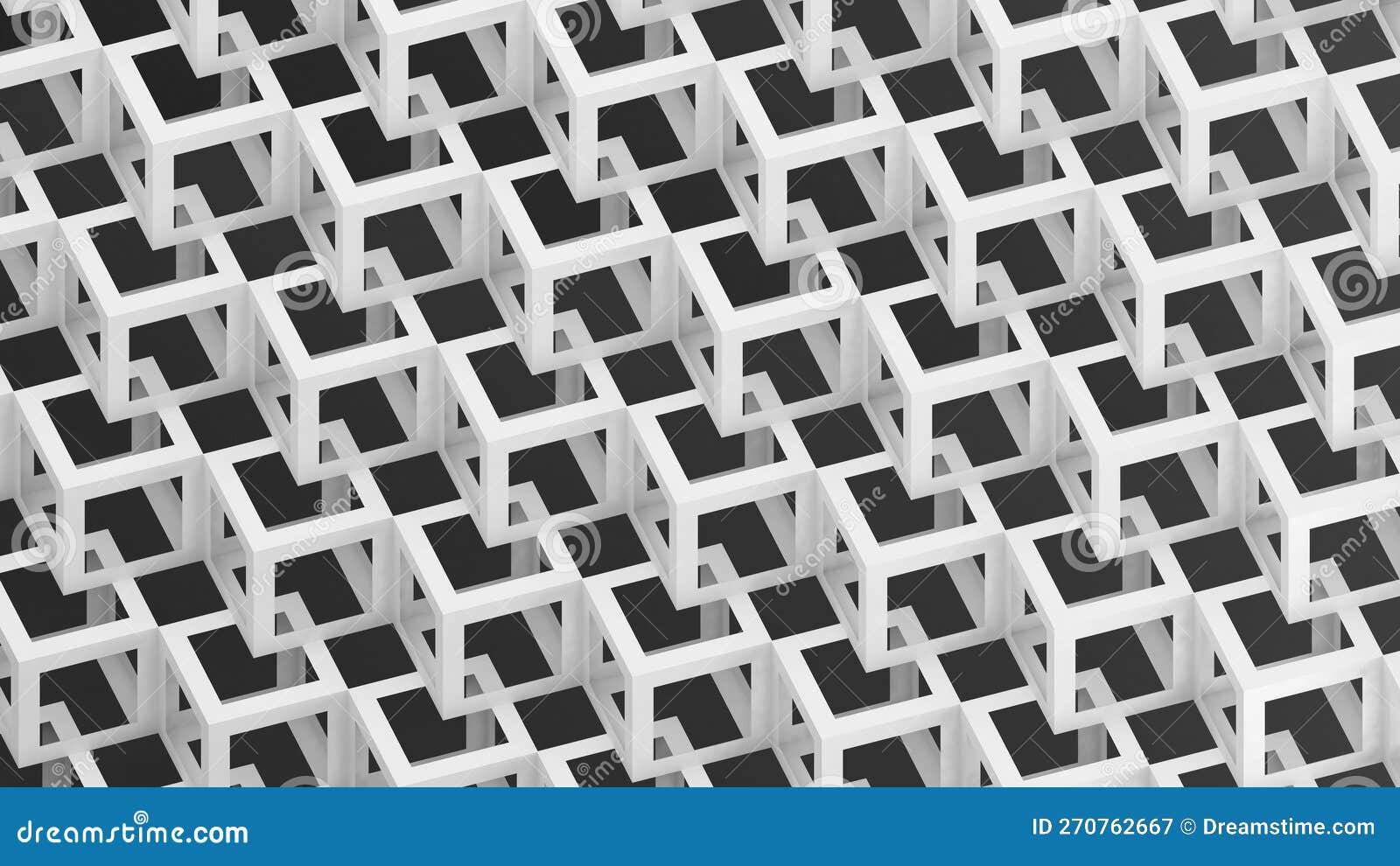 Geometric Pattern on White Background,abstract High Relief,3d Rendering ...