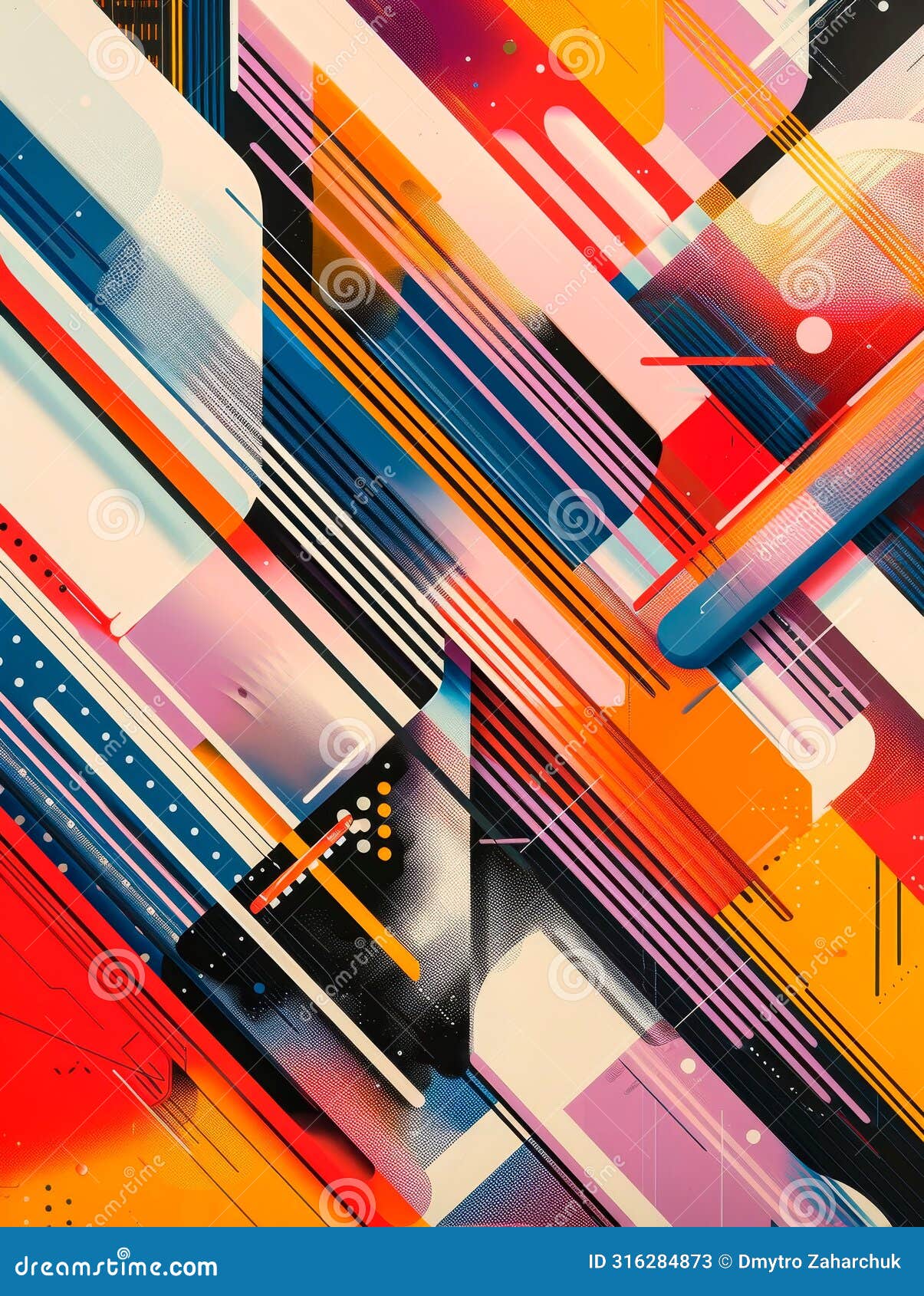 Geometric Patterns with Bold Colors and Sharp Lines, Offering a Modern ...