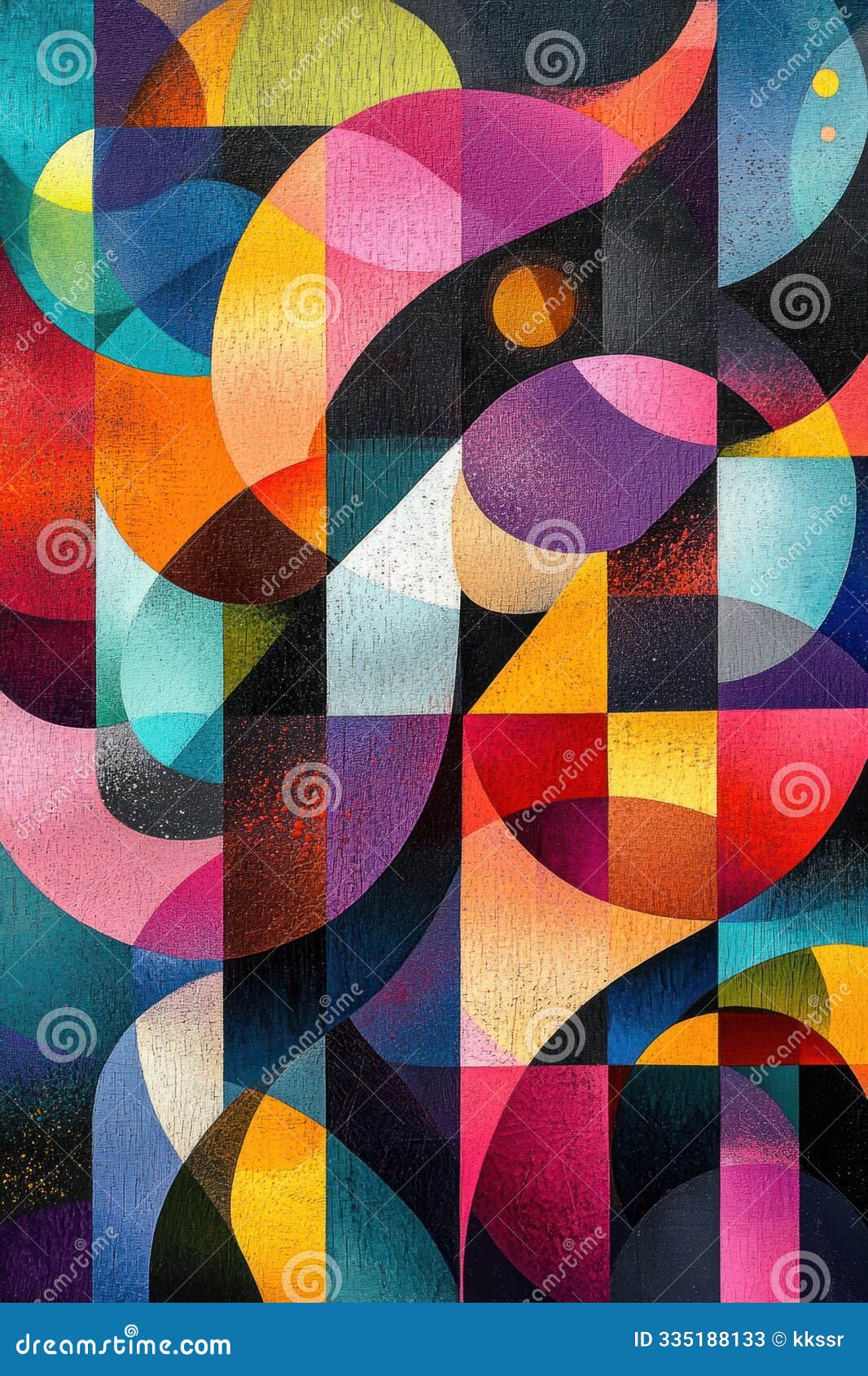 Geometric Patterns, a Colorful Arrangement of Geometric Shapes and ...
