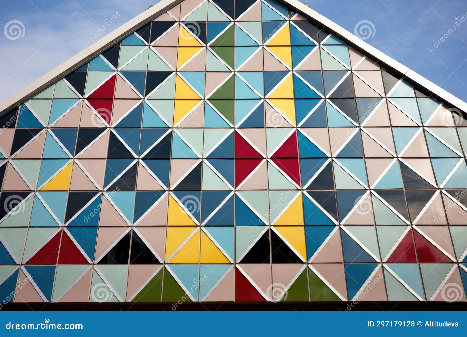 Geometric Patterns on the Exterior of a Modern Mosque Stock ...