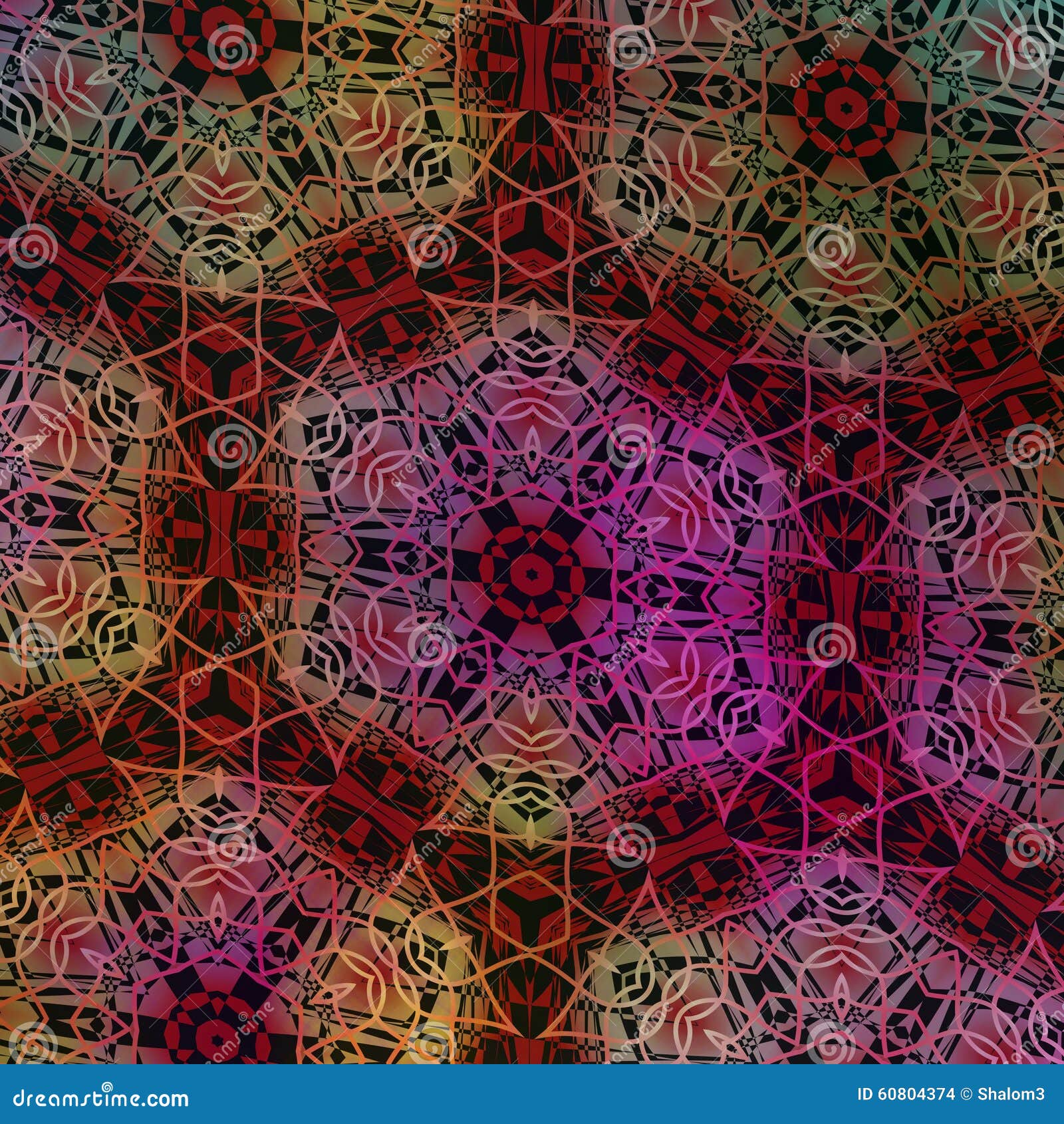 Filigree Line Art Frames In Eastern Style. Royalty-Free Stock ...