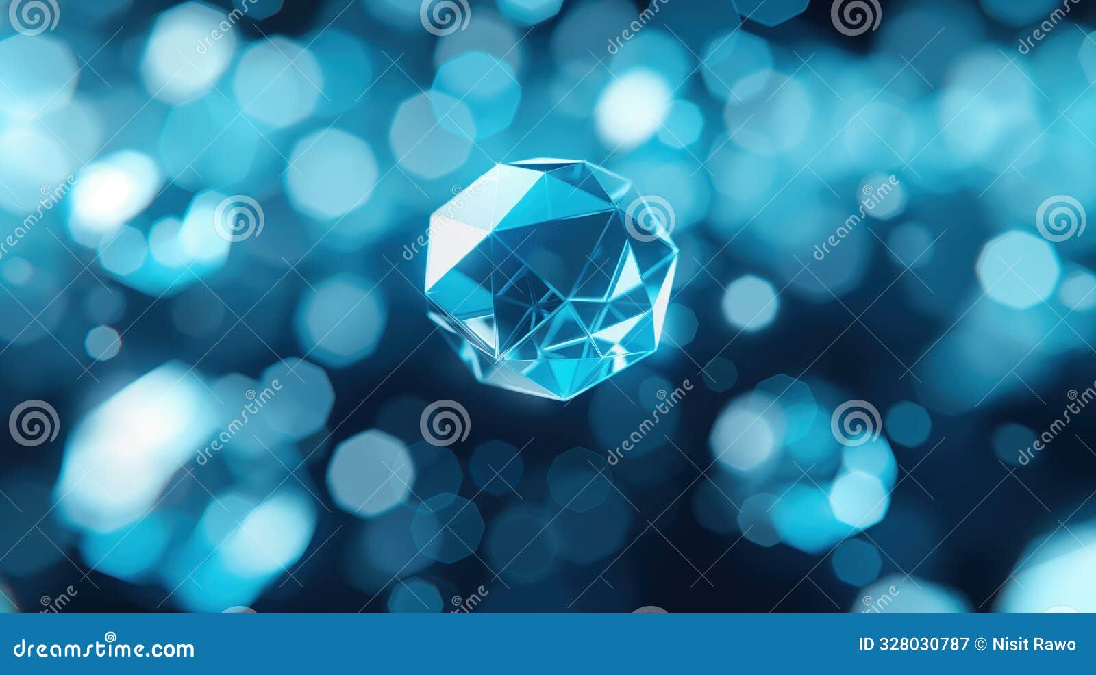 Geometric Patterns Floating in a Virtual Reality Space, Abstract ...