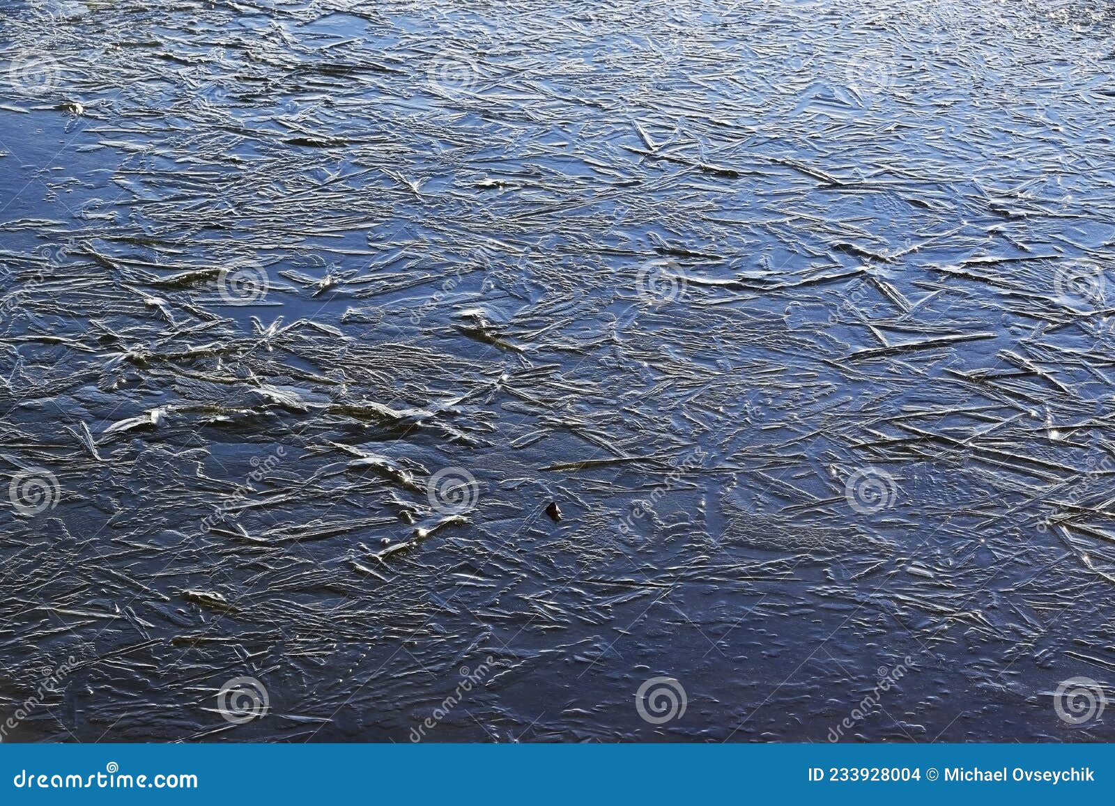 Geometric Patterns in Freezing Ice Stock Photo - Image of formation ...
