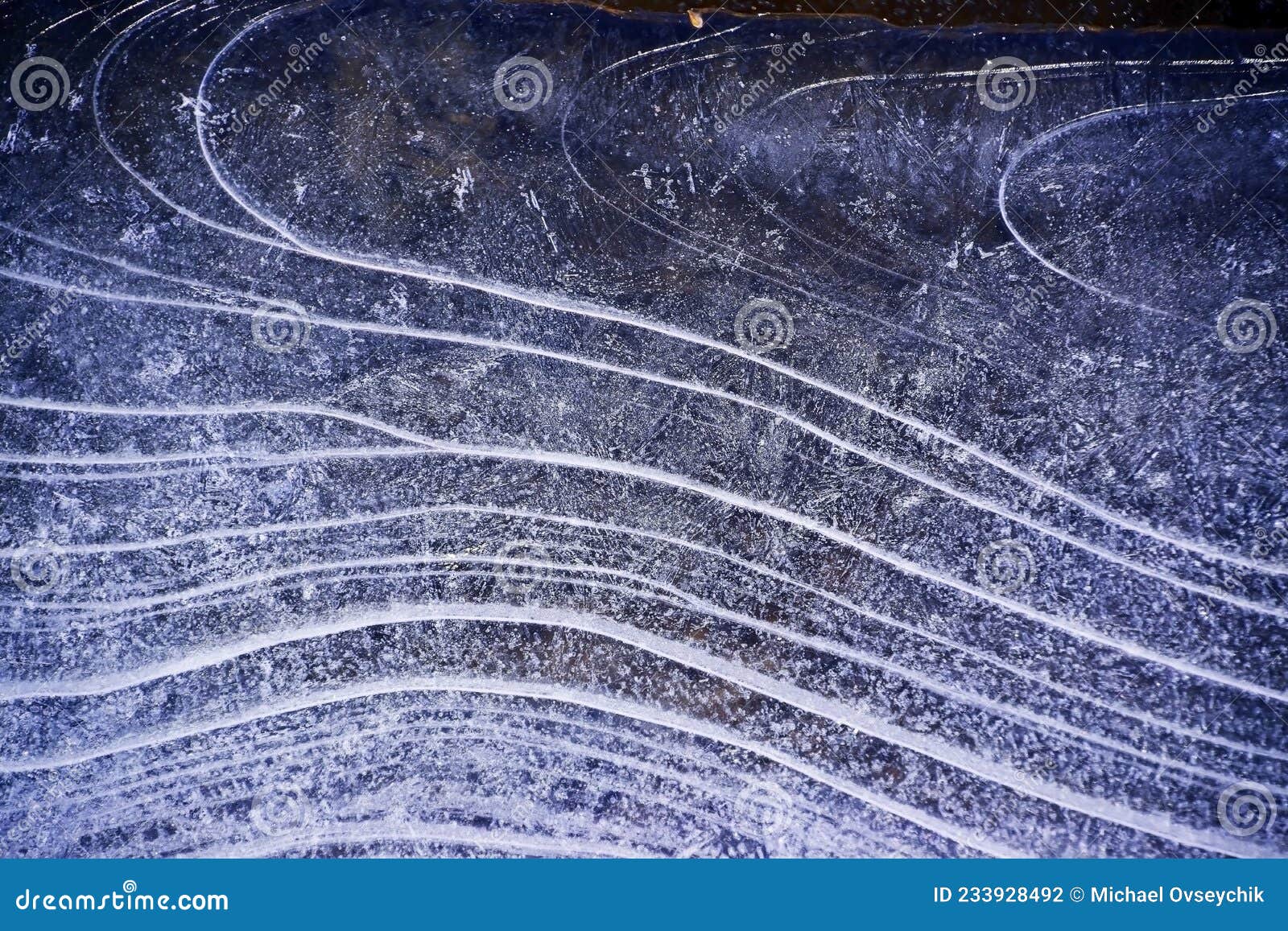 Geometric Patterns in Freezing Ice Stock Photo - Image of freezing ...