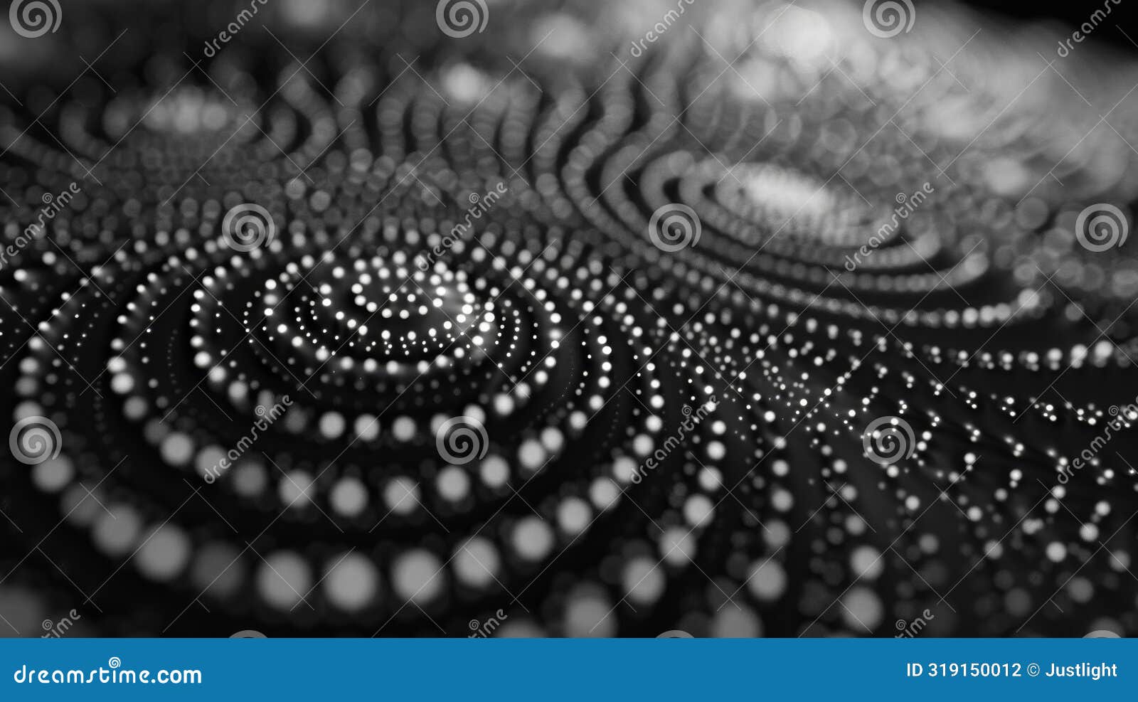 Geometric Patterns Made Up of Tiny Dots Representing the Symmetrical ...