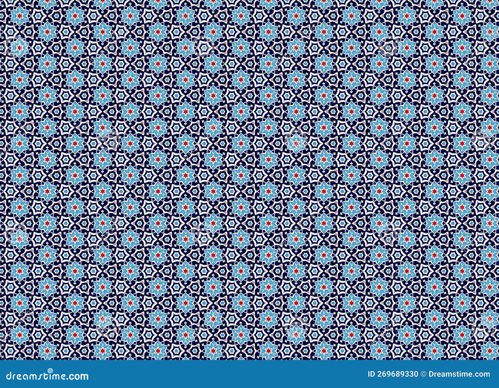 Geometric Patterns in Various Colors Stock Illustration - Illustration ...