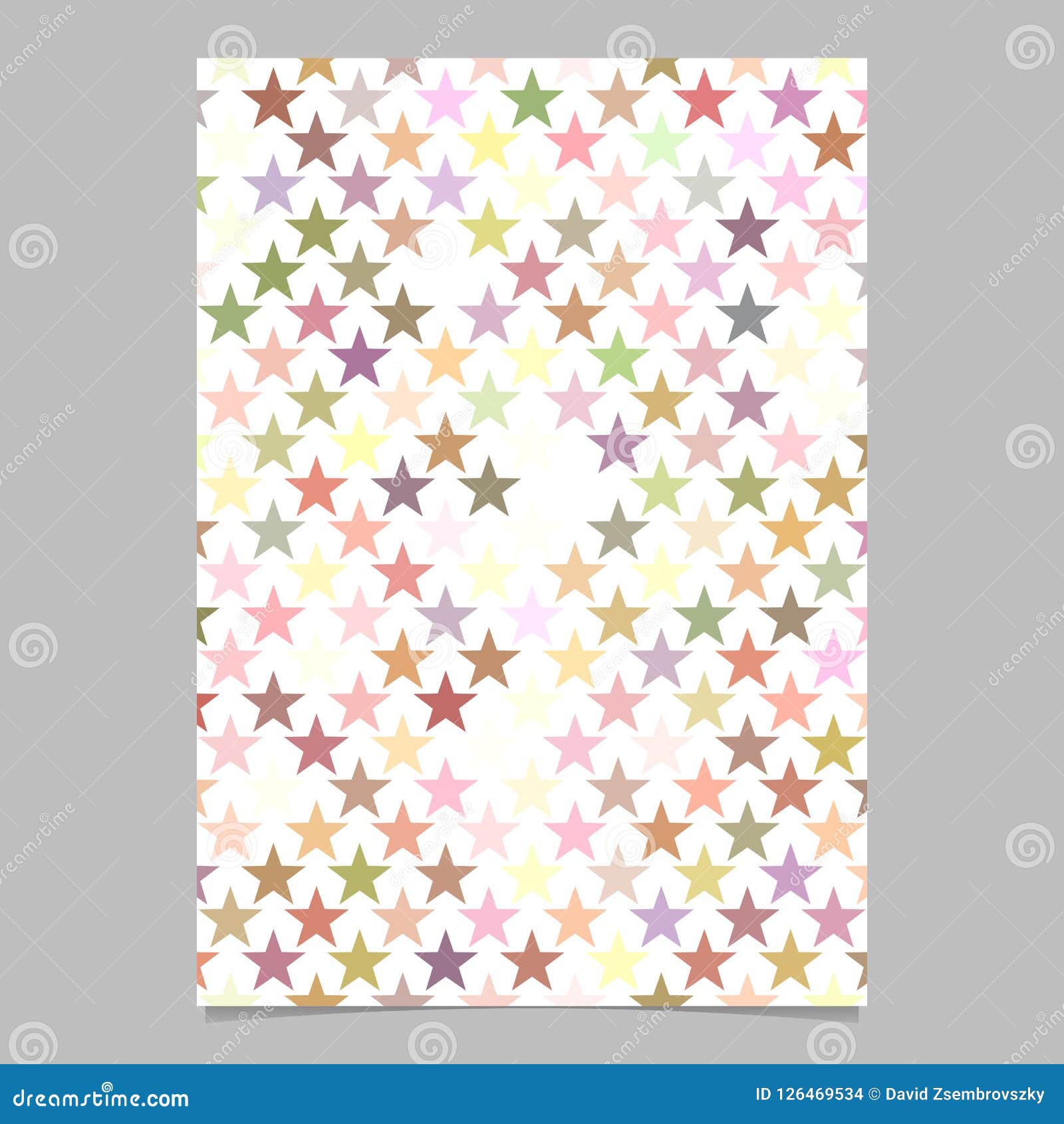 Geometric Pentagram Pattern Background Poster Template - Vector Design ...