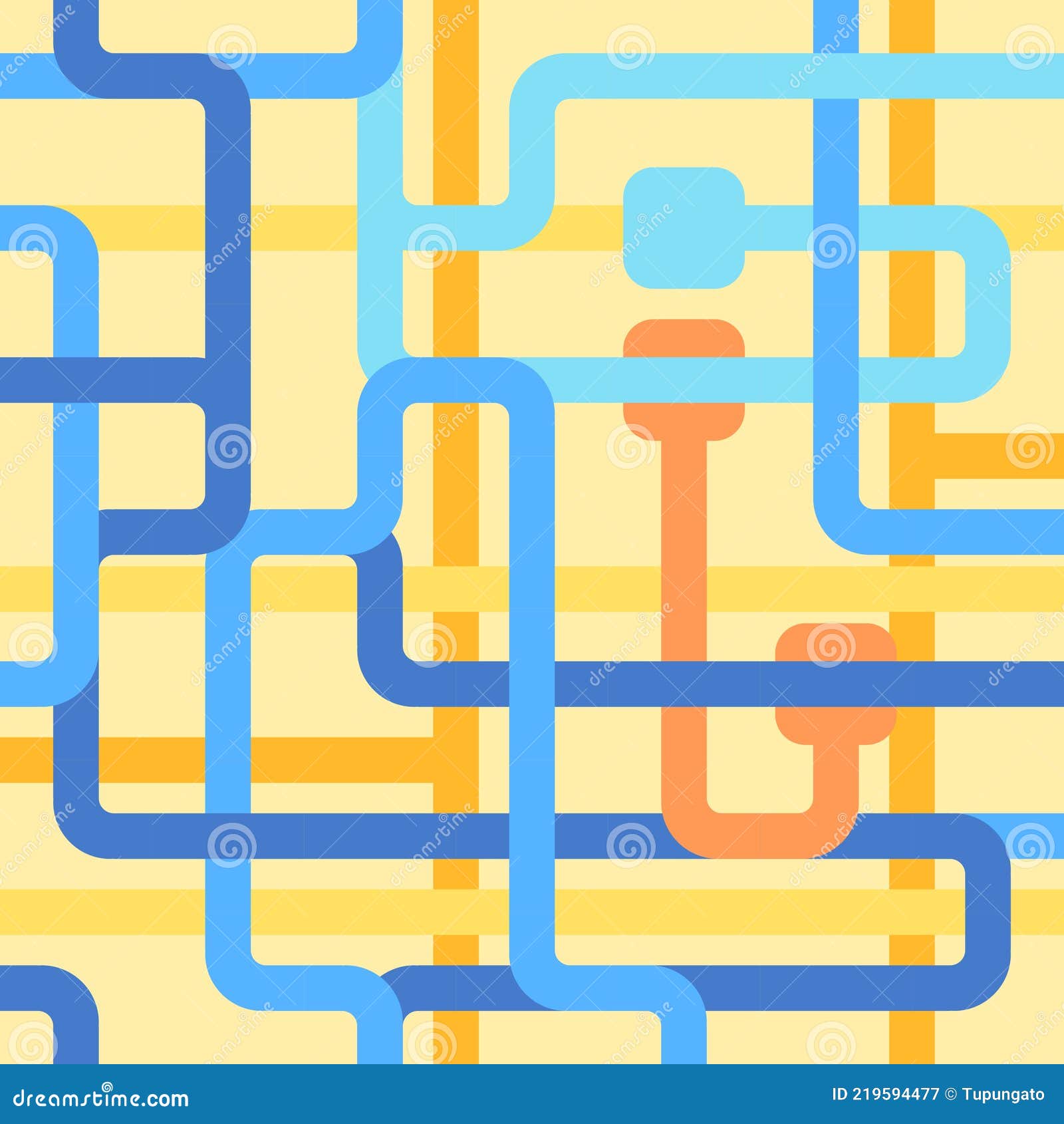 Connections Pattern - Vector Texture Stock Vector - Illustration of ...