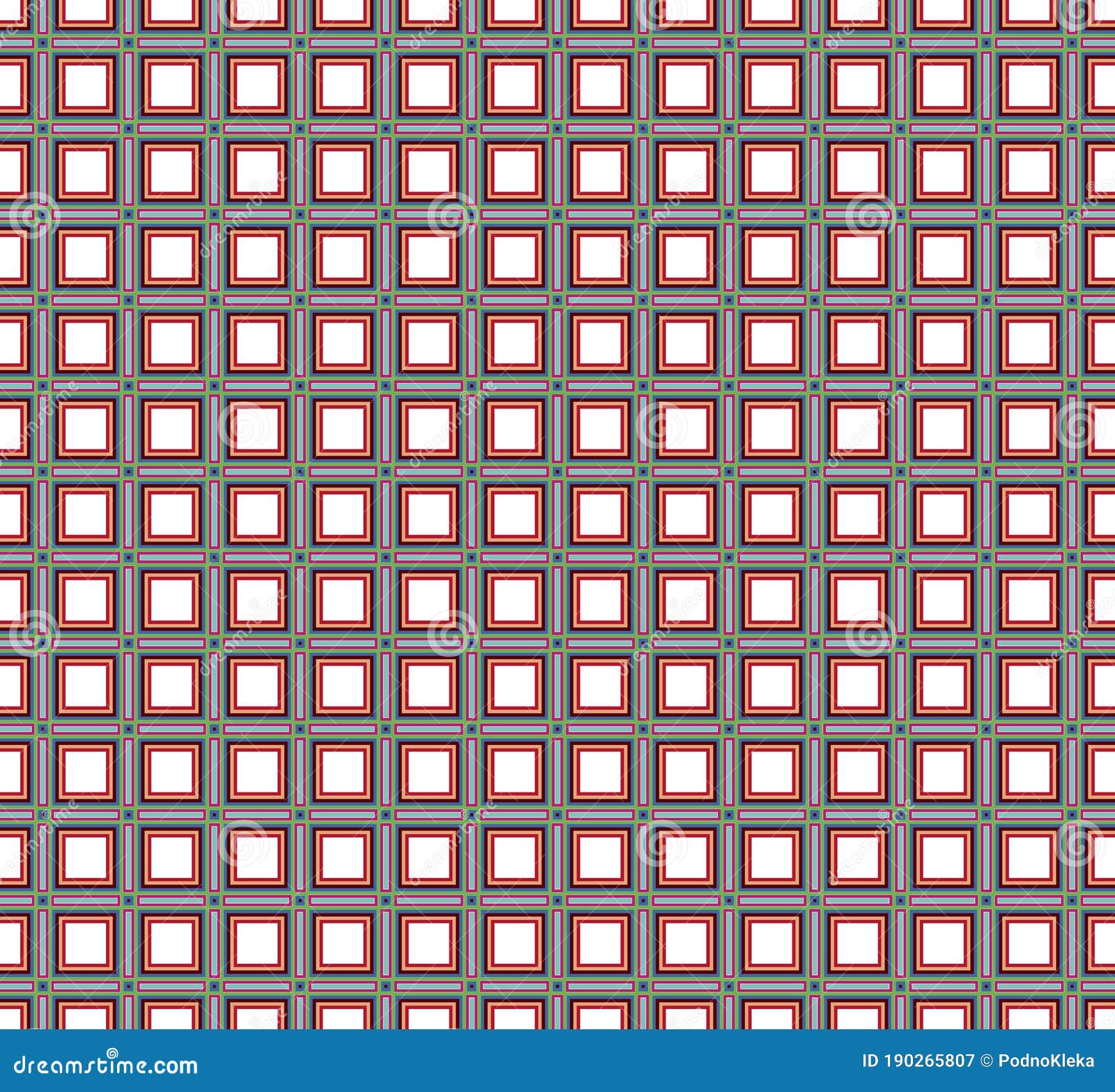 Geometric Square Flat Lines Abstract Colorful Fabric Fashion Grid Mesh ...