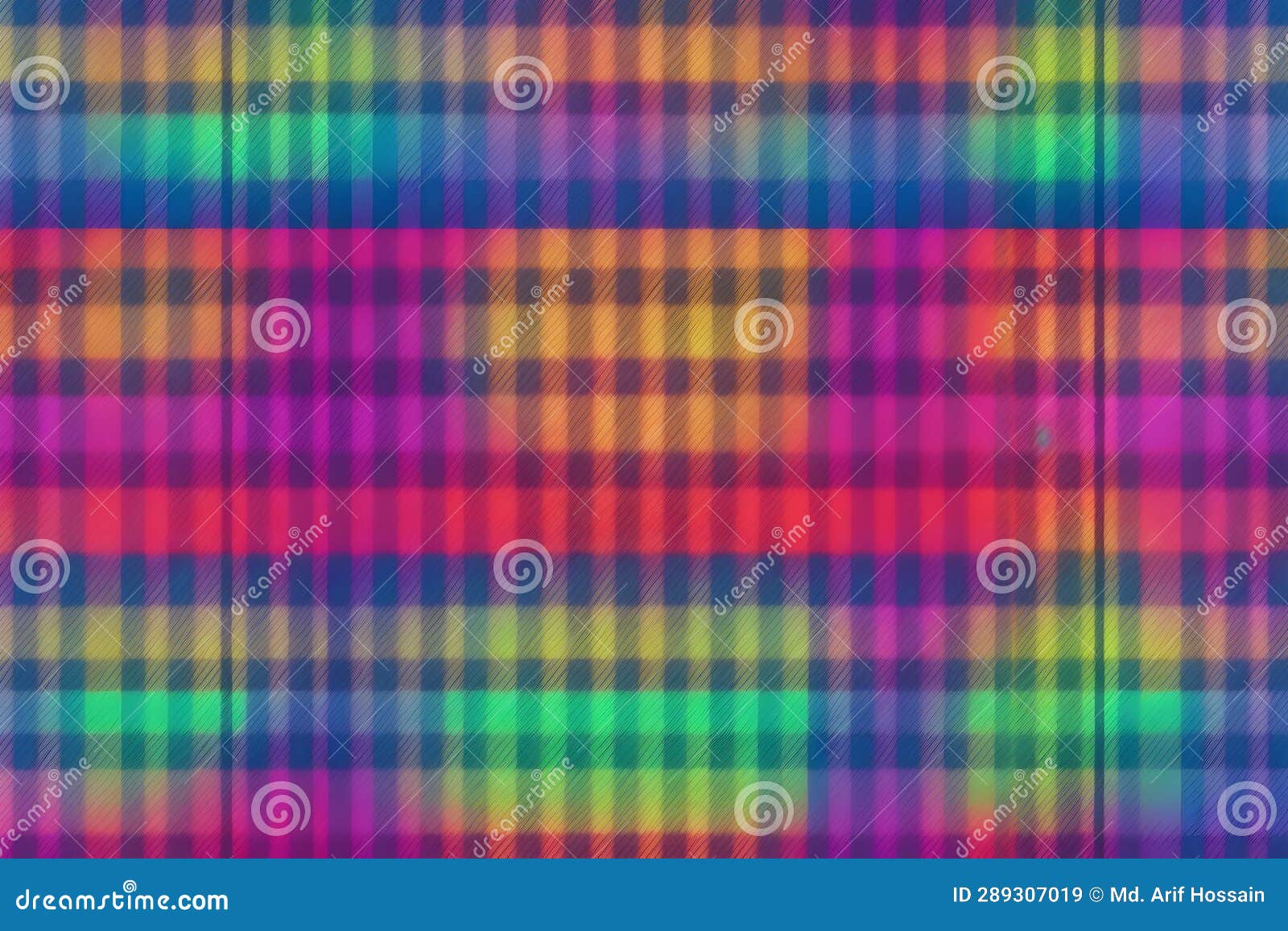 A Geometric Plaid Pattern Rendered in a Monochromatic Eye Catching ...