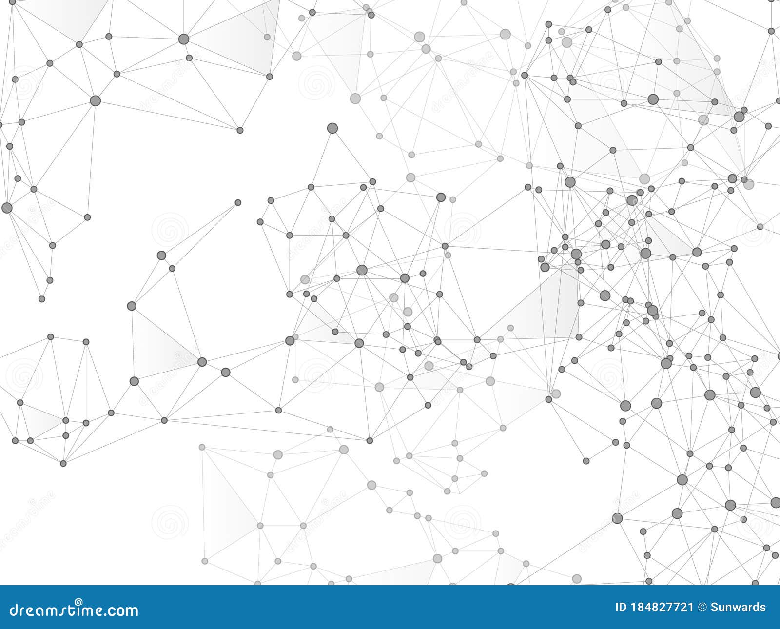 Gometric Plexus Structure Cybernetic Concept. Stock Vector - Illustration of matrix, greyscale ...