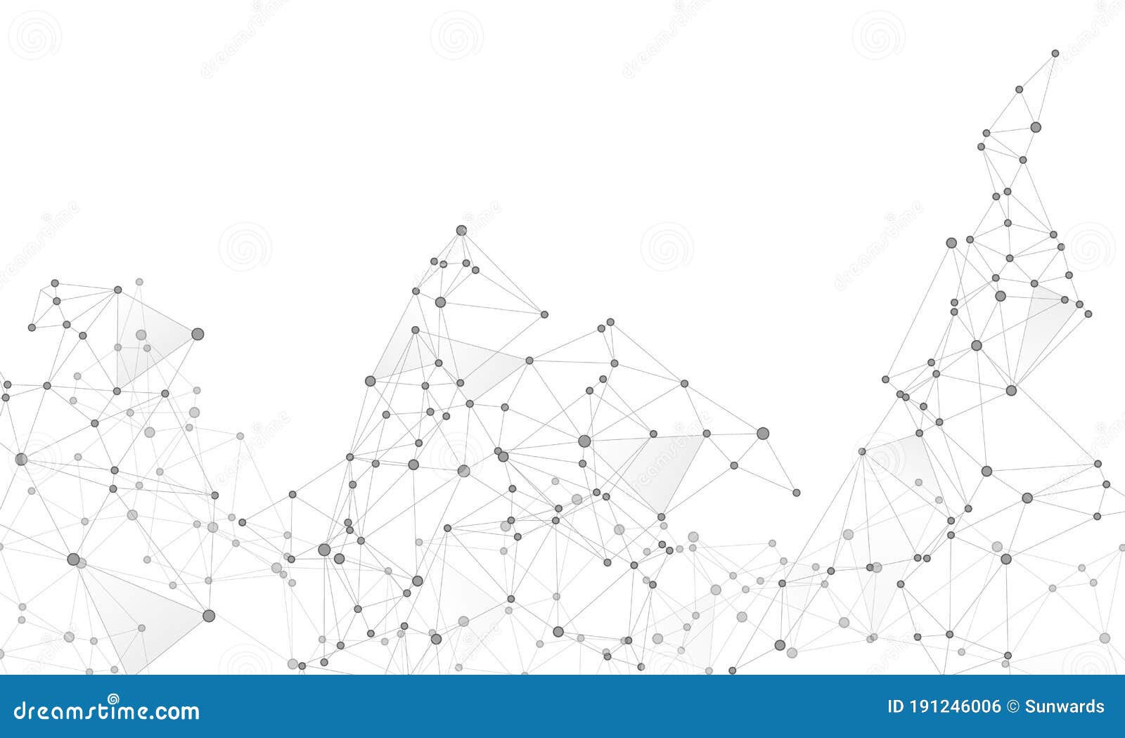 Gometric Plexus Structure Cybernetic Concept Stock Vector Illustration Of Line Marketing
