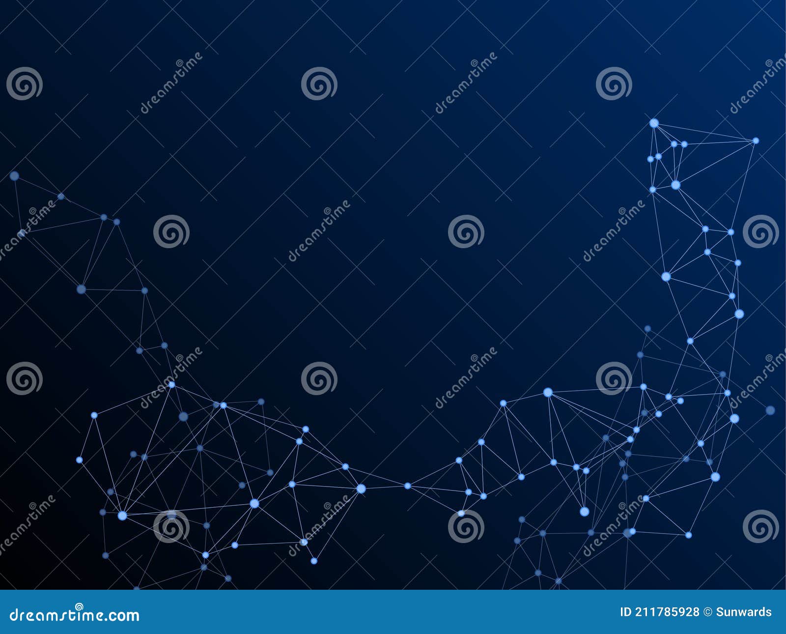 Geometric Plexus Structure Cybernetic Concept Stock Vector ...