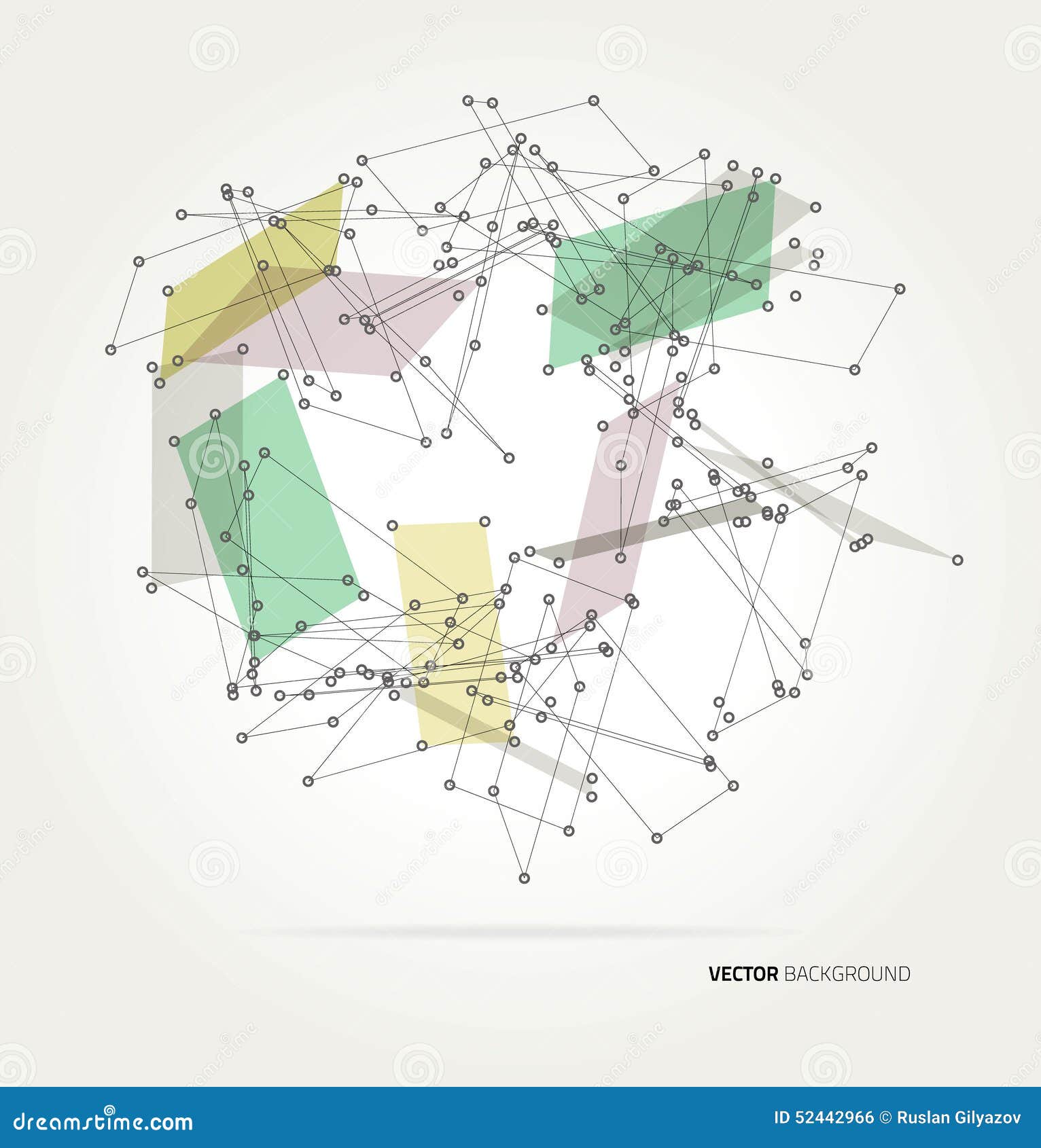 Geometric Polygonal Structure Stock Vector - Illustration of graphic ...