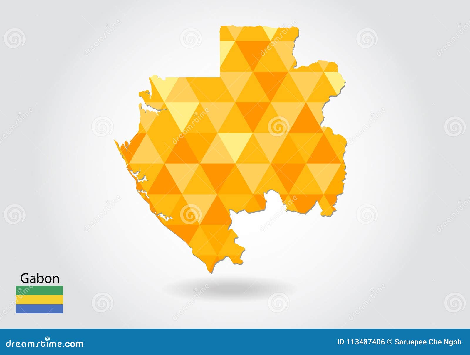 Geometric Polygonal Style Vector Map of Gabon. Low Poly Map of Gabon ... Geometric Polygonal Style Vector Map of Gabon. Low Poly Map of Gabon ...