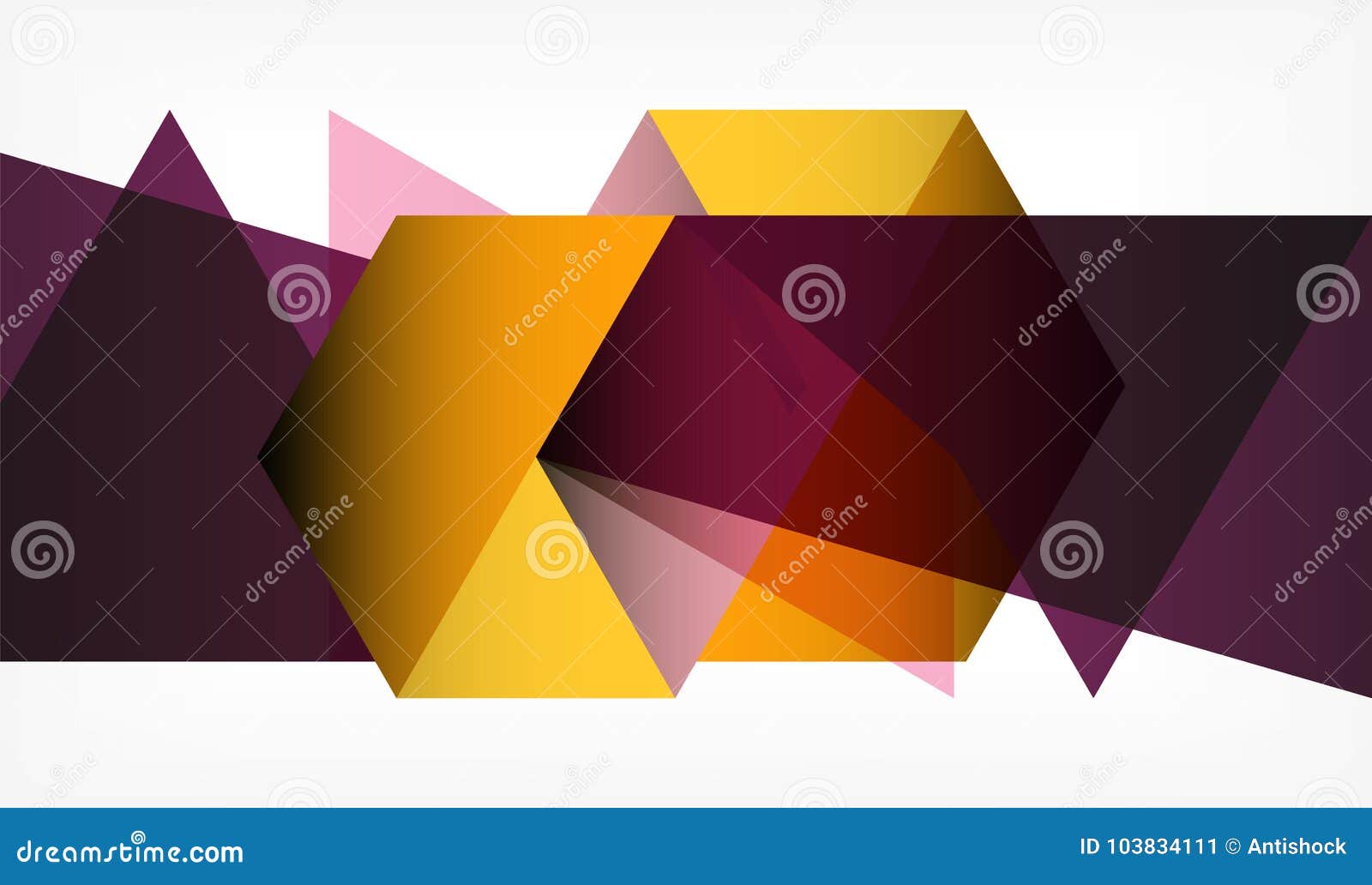 Geometric Polygonal Vector Background Stock Vector - Illustration of ...