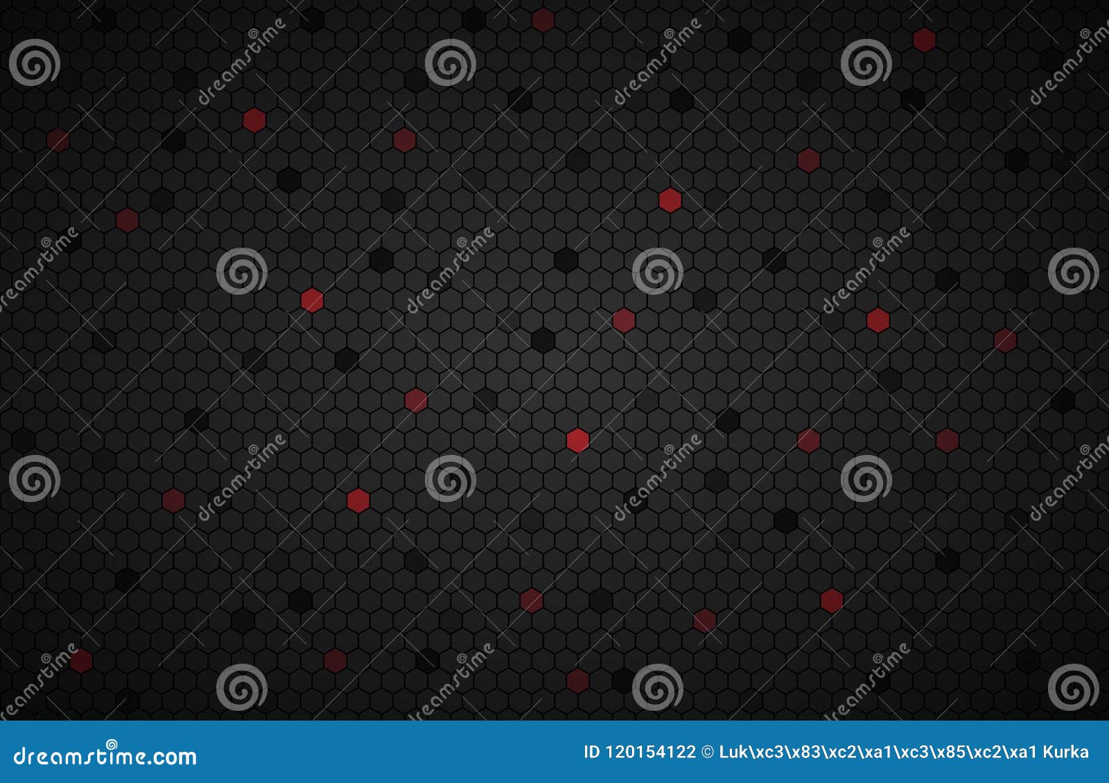 Geometric Polygons Background with Red Polygons Stock Vector ...