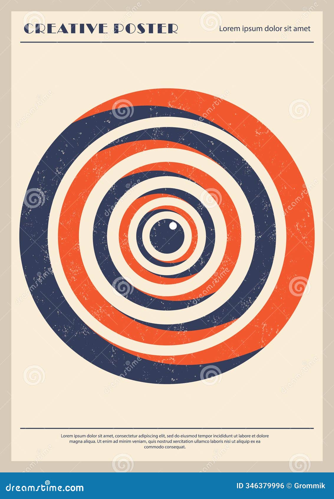 Geometric Poster. Creative Idea for Interior Design, Postage Stamp ...