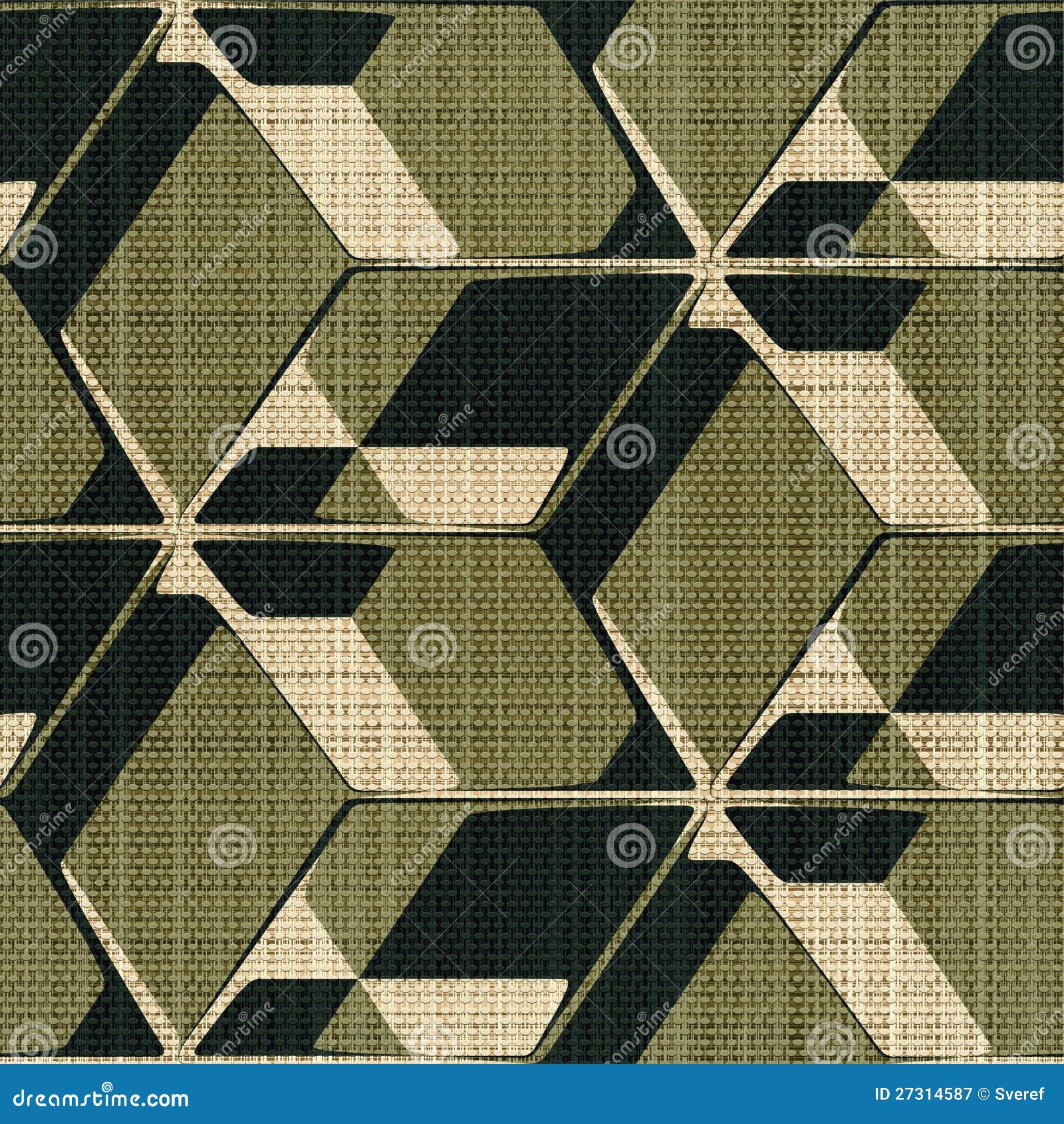 Geometric print stock vector. Illustration of linen, fiber - 27314587