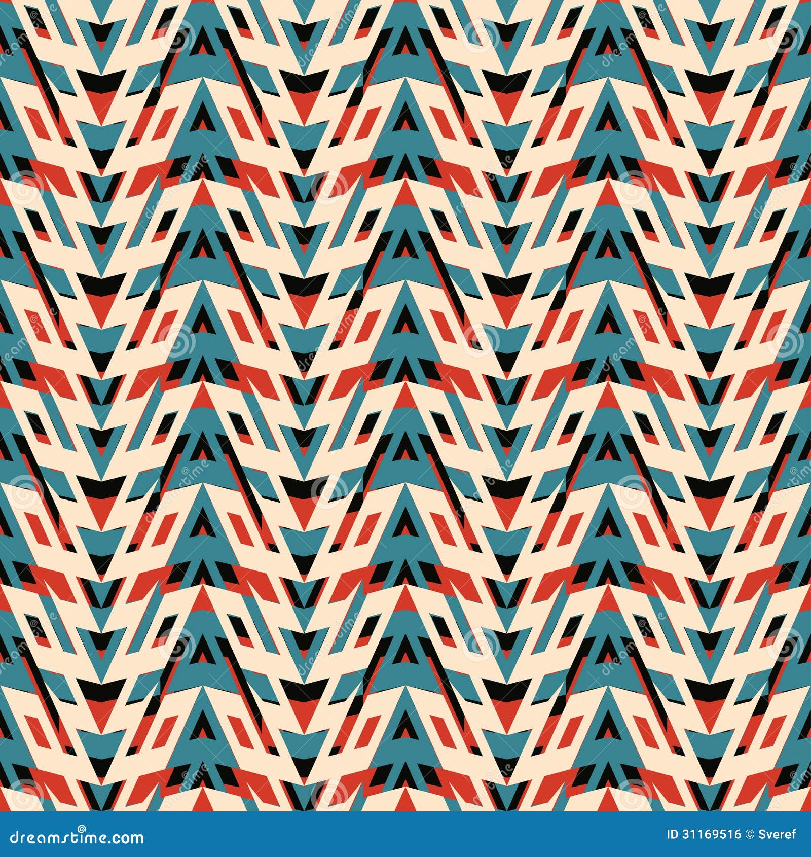 Geometric print stock vector. Illustration of color, stamp - 31169516