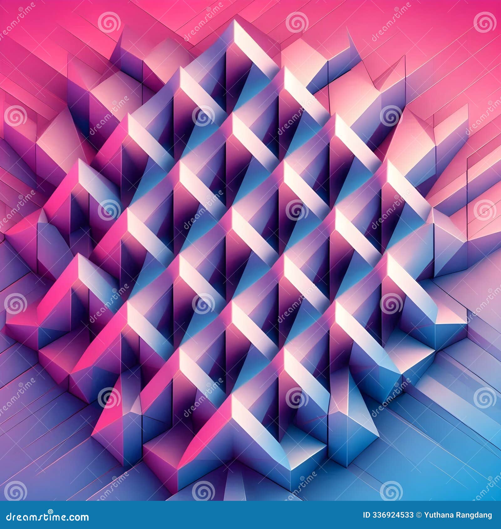 Geometric Prism Symphony stock illustration. Illustration of line ...