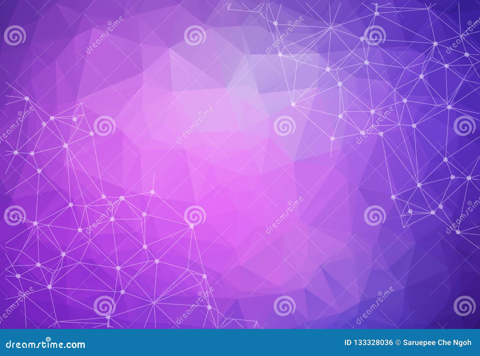 Geometric Purple Polygonal Background Molecule and Communication Stock ...