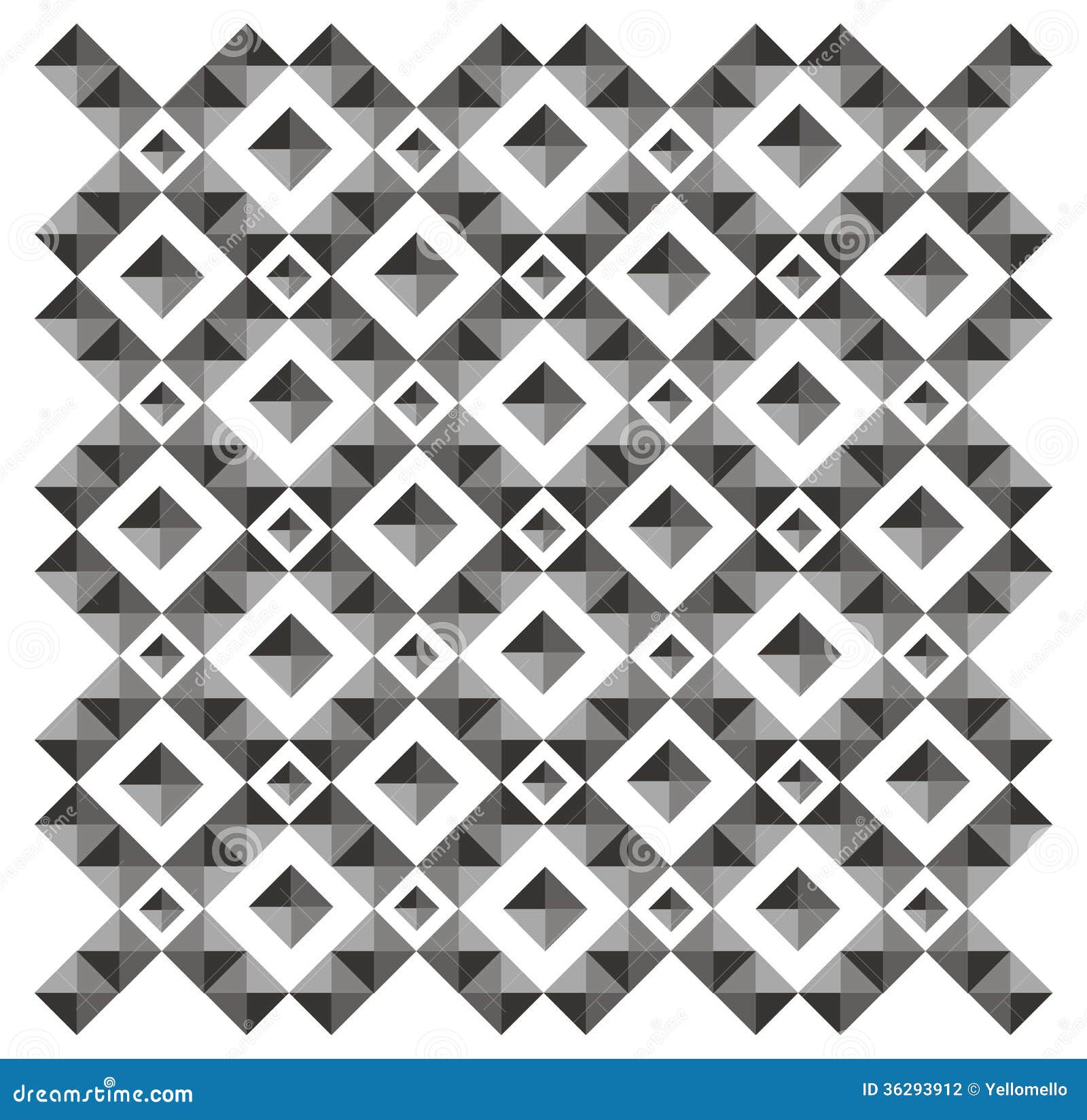 Geometric - Pyramid Pattern Stock Vector - Illustration of design ...