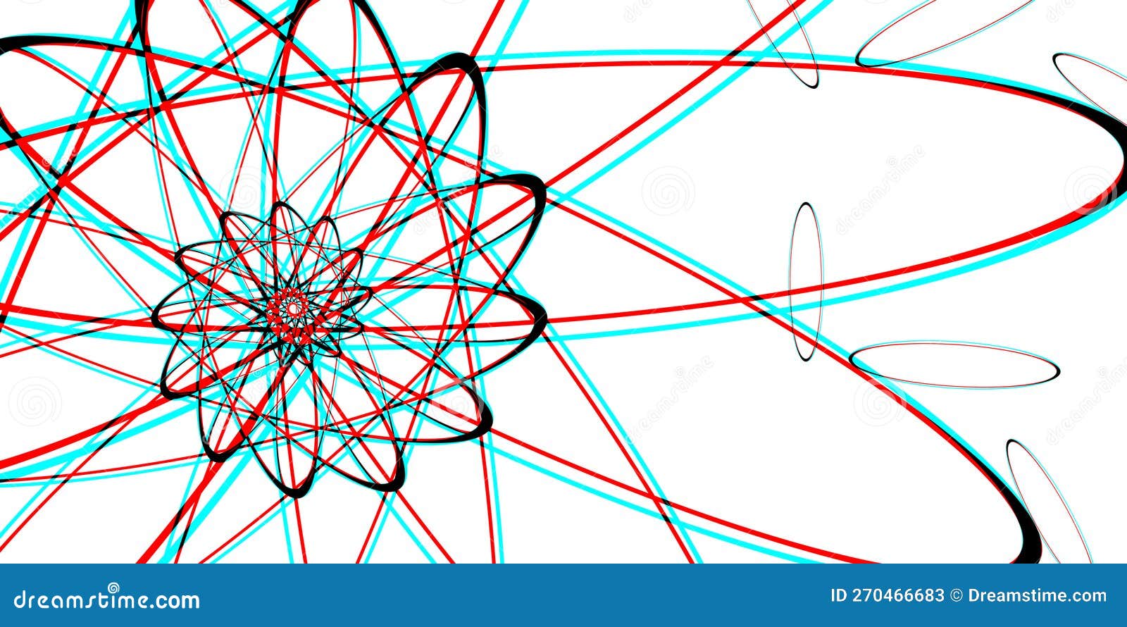 Geometric Quantum Trajectory Background Texture. Physics Backdrop Stock ...