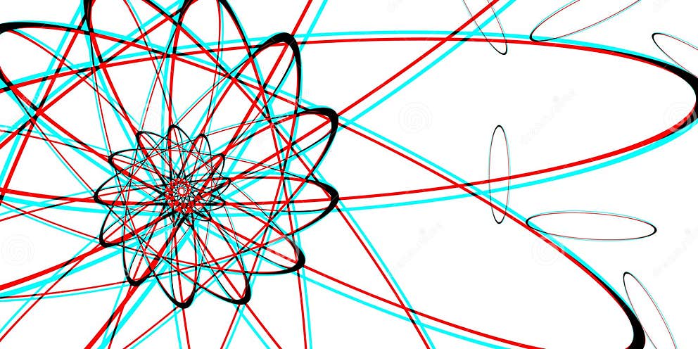 Geometric Quantum Trajectory Background Texture. Physics Backdrop Stock ...