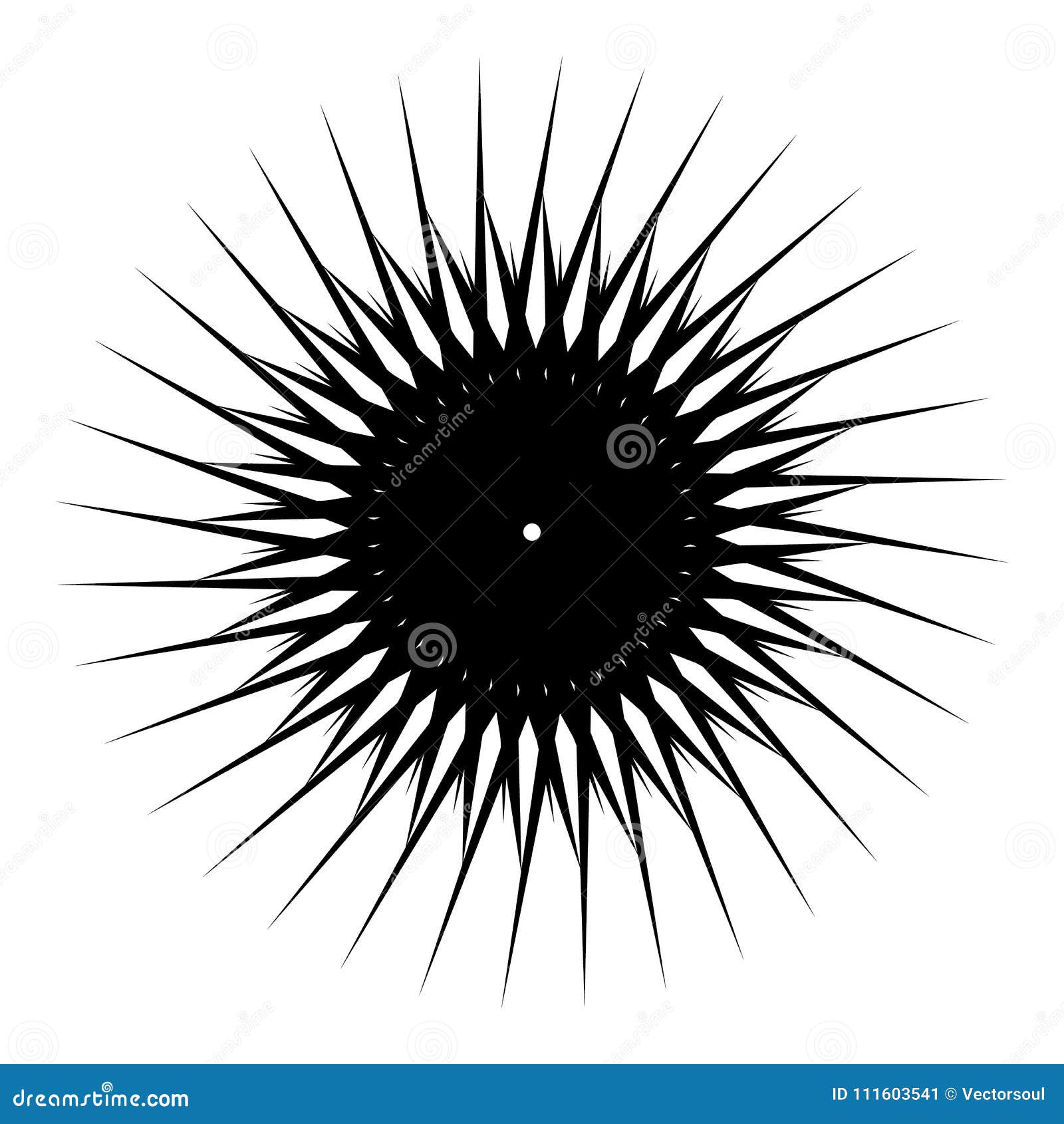 Geometric Radial Element. Abstract Concentric, Radial Geometric Stock ...