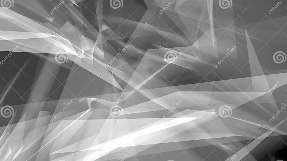 Connected Polygons, Random Geometric Elements Stock Illustration ...