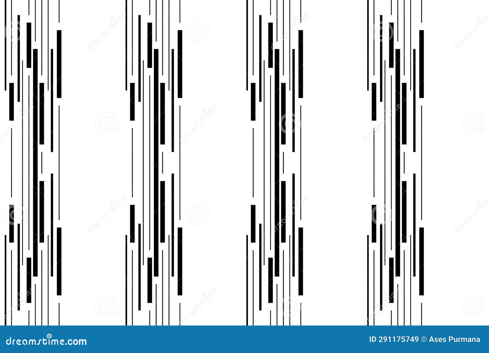 Geometric of Random Stripe Pattern of Modern Style. Set 2 Stock ...