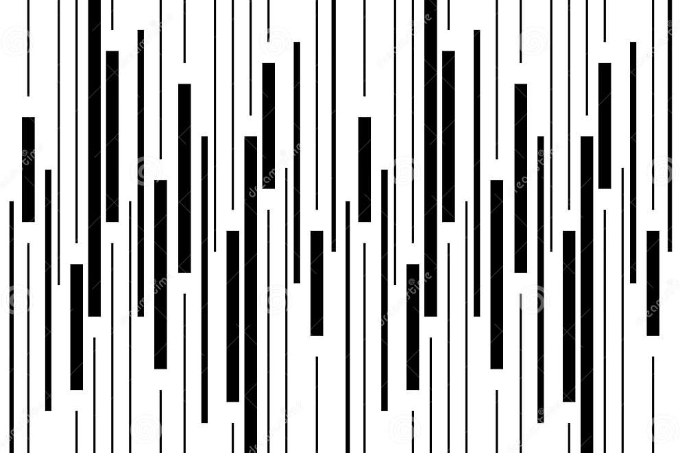 Geometric of Random Stripes Pattern of Retro Style. Set 2 Stock ...