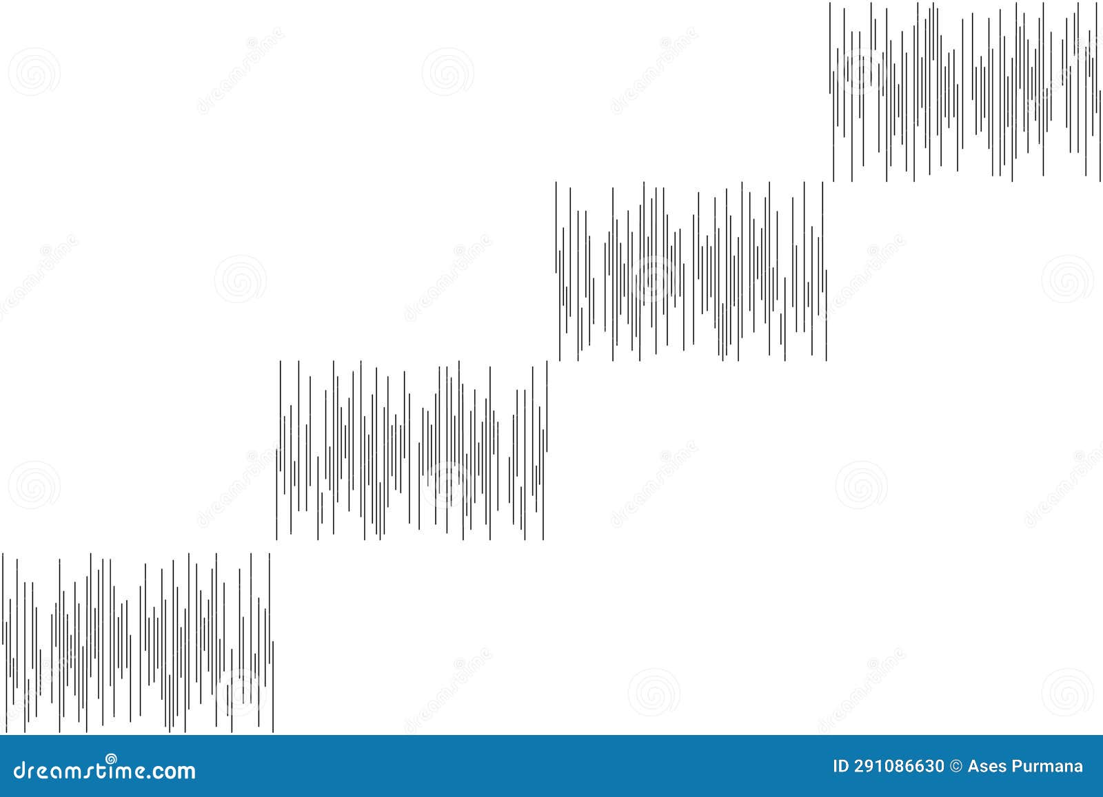 Geometric of Random of Vertical Lines Pattern. Set 9 Stock Illustration ...