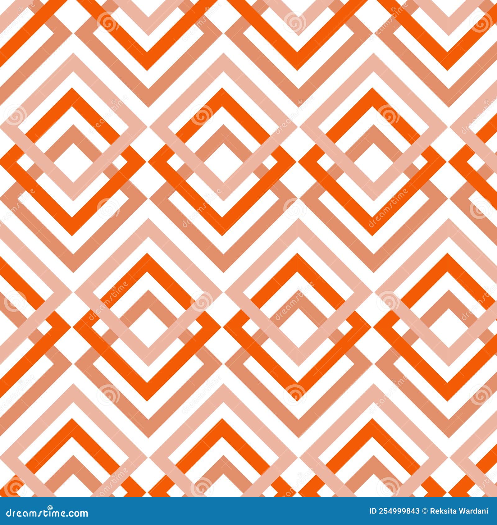 Geometric Rectangle Shape Seamless Pattern Stock Vector - Illustration ...