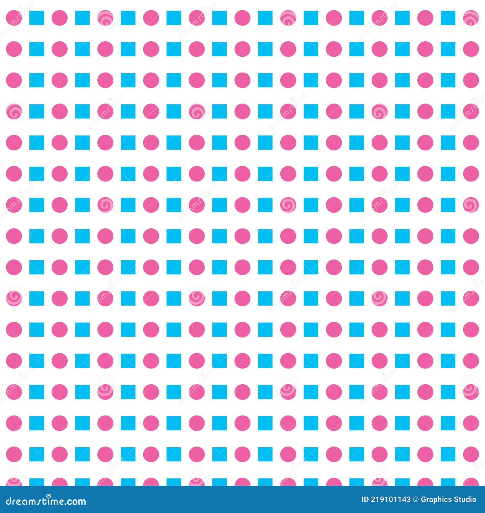 Geometric Rectangles and Circles Pattern Stock Vector - Illustration of ...