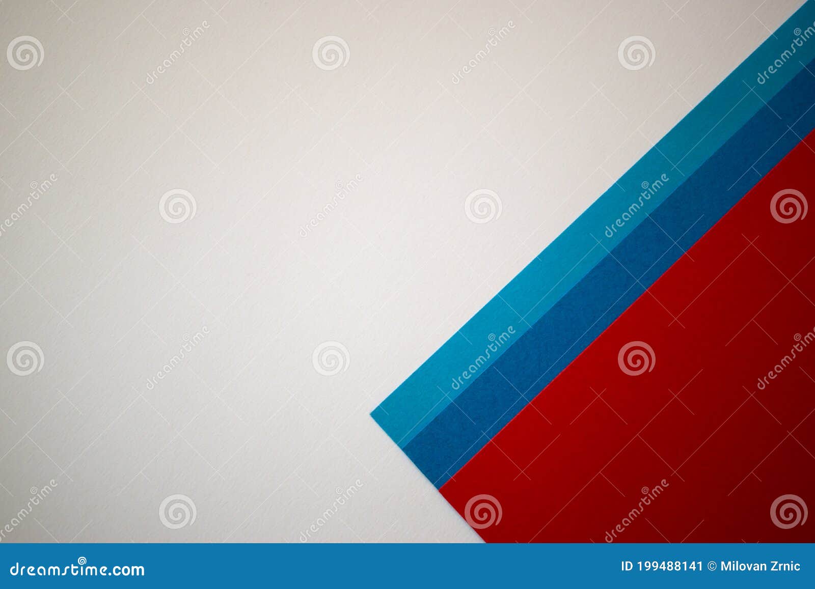 Geometric Red, Blue and White Background Stock Illustration ...
