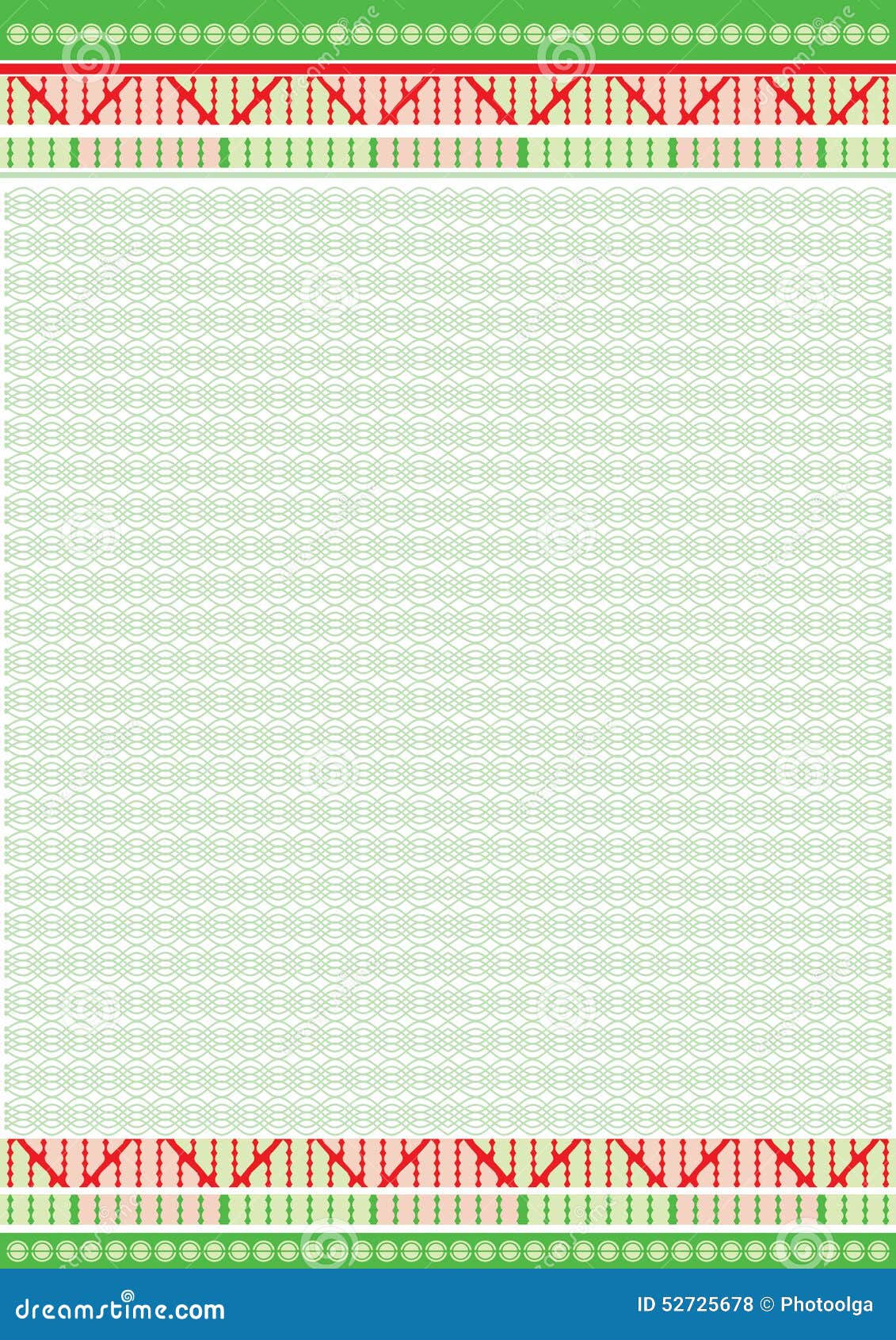 Geometric Red Green Border. Stock Vector - Illustration of abstract ...