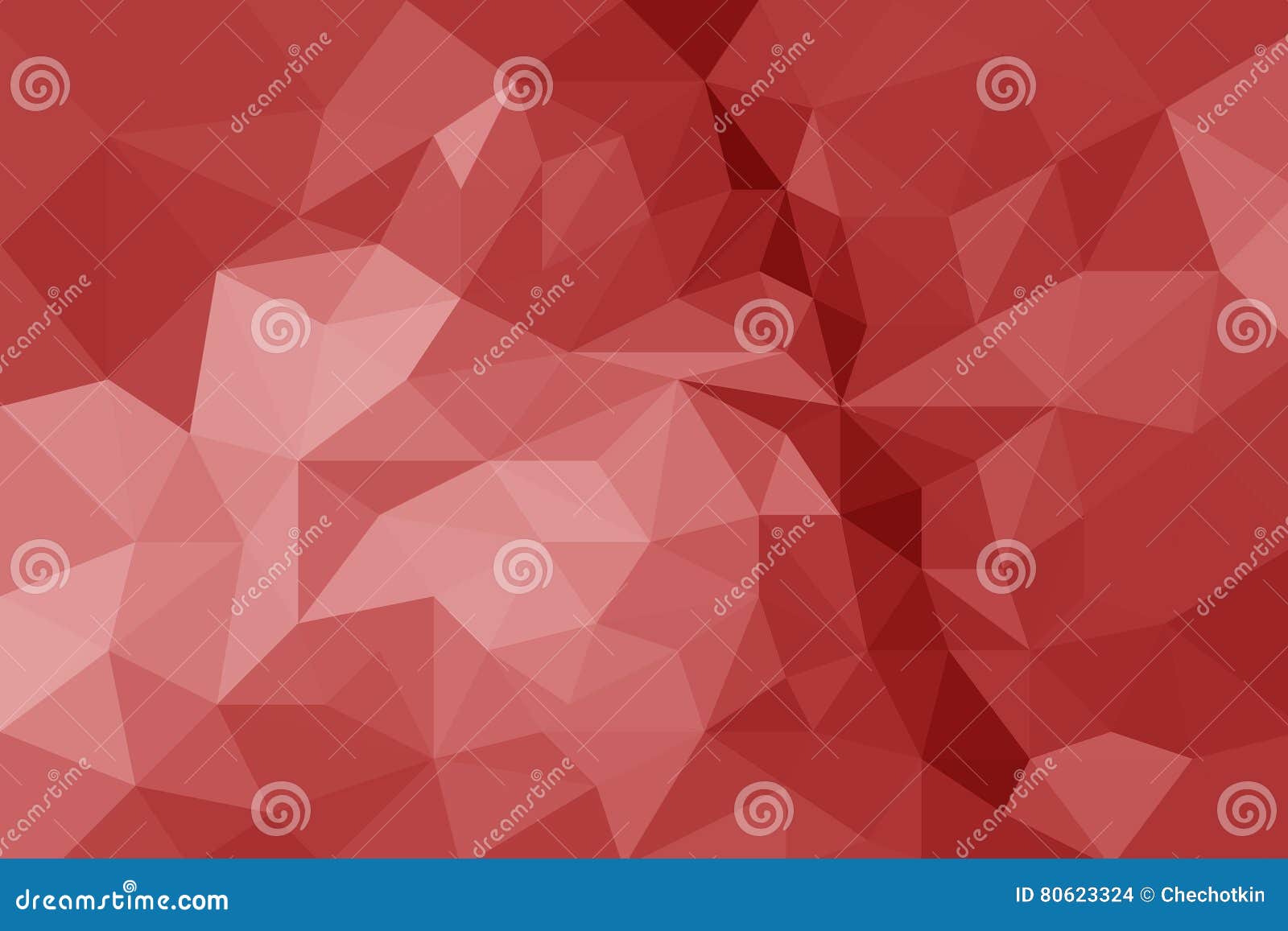 Geometric Red Low Poly Background Stock Illustration - Illustration of ...