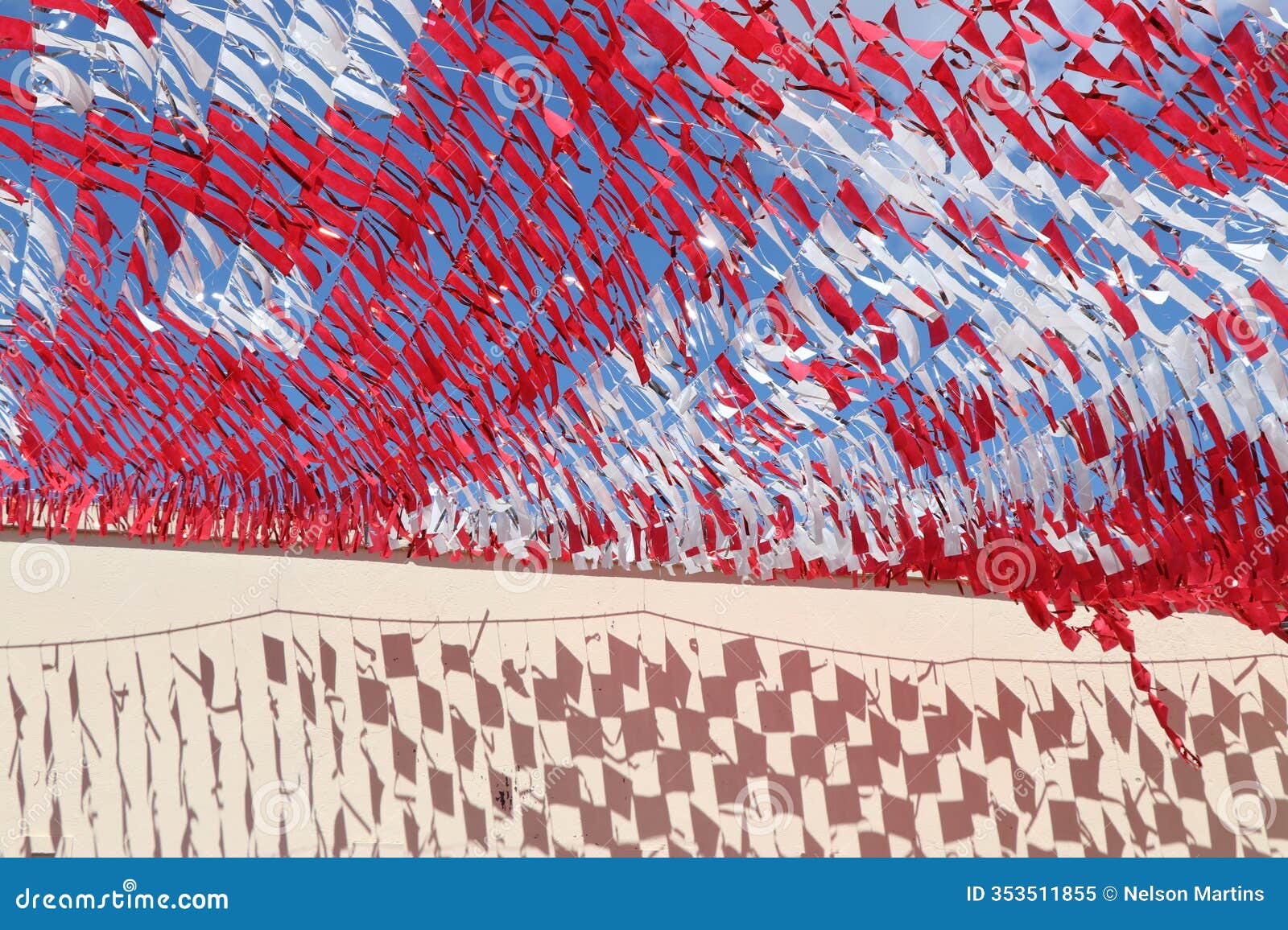 Geometric Red and White Flags Stock Image - Image of beautiful, flags ...