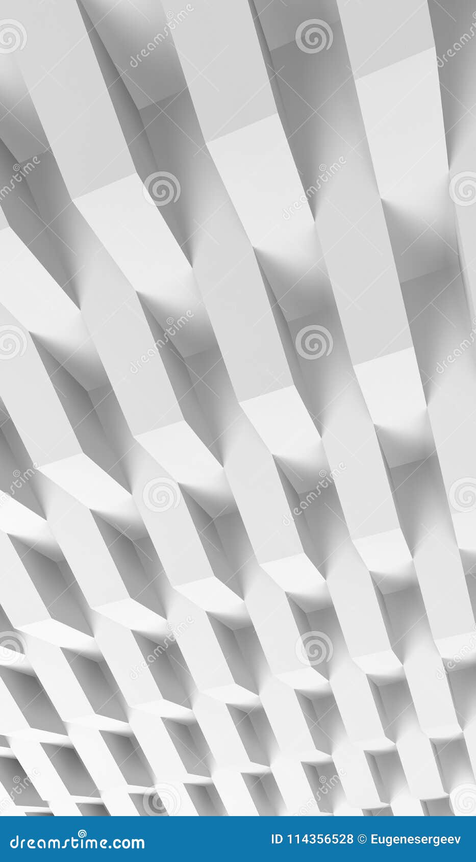 Geometric Relief Pattern. Vertical 3d Stock Illustration - Illustration ...
