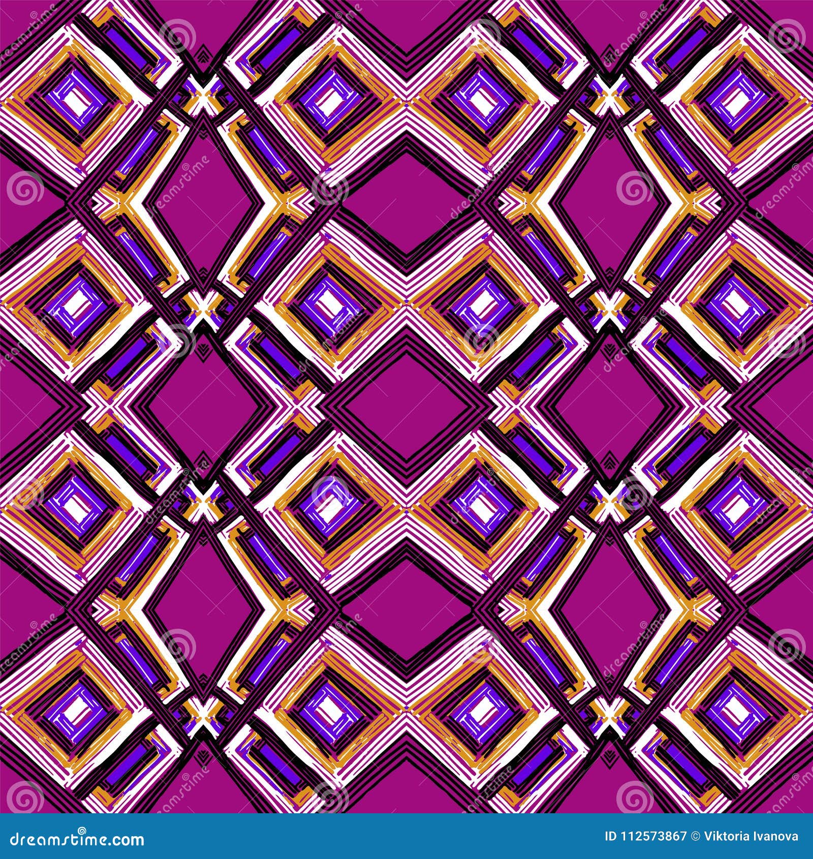 Geometric Retangle Pattern. Stock Vector - Illustration of rectangle ...