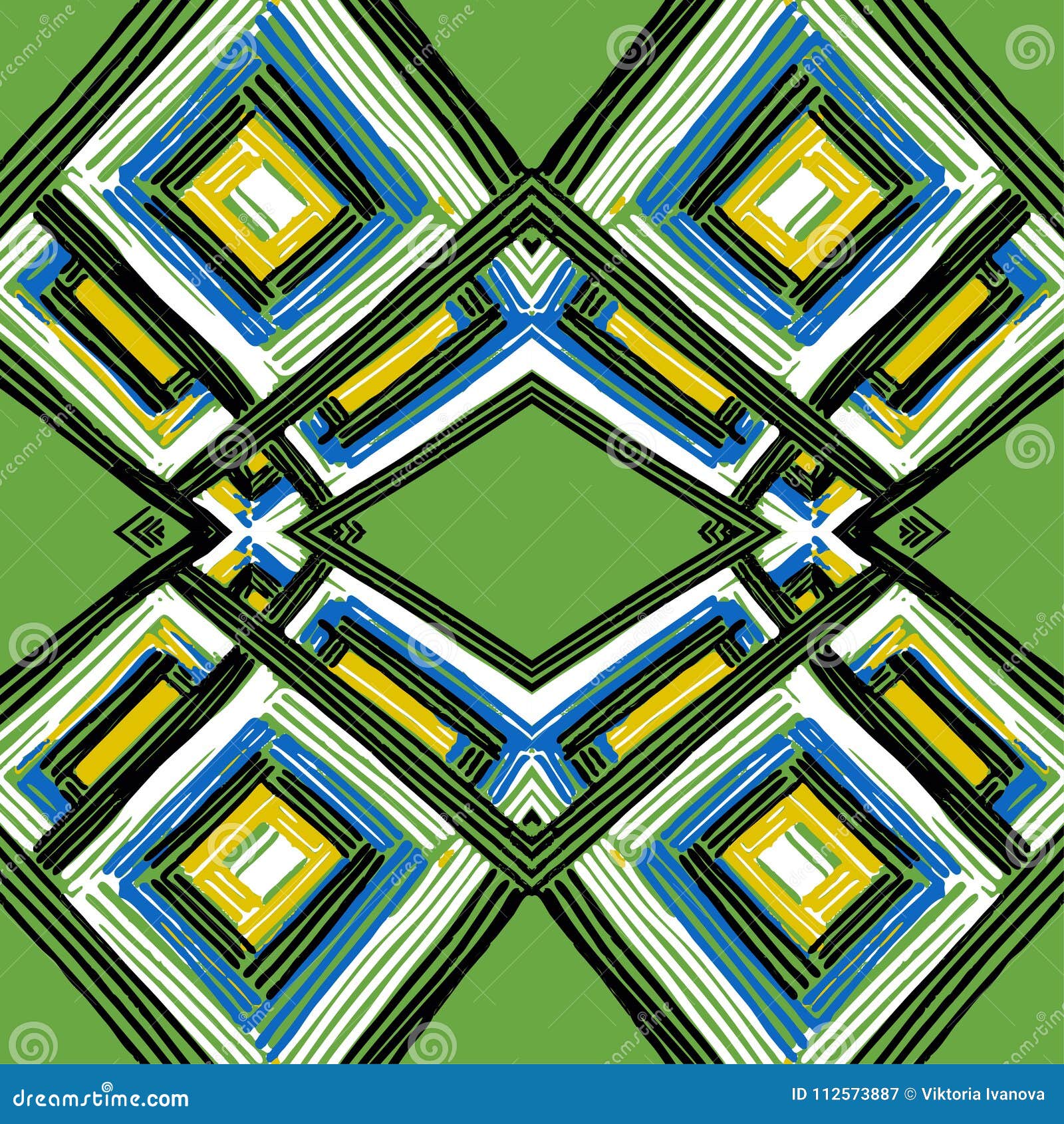 Geometric Retangle Pattern. Stock Vector - Illustration of repeat ...