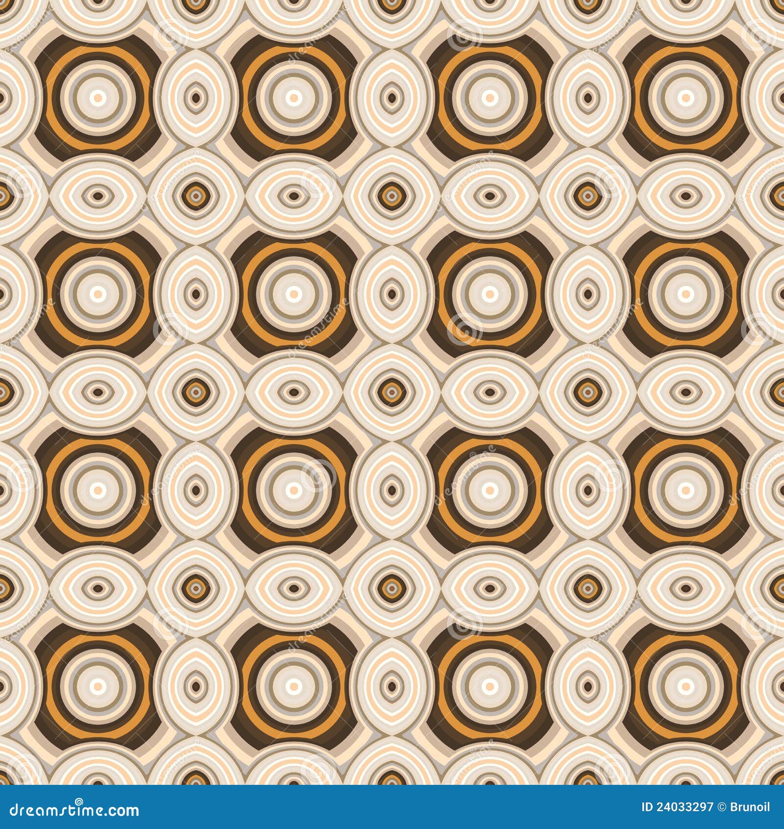 Geometric Retro Wallpaper Seamless Pattern Stock Illustration ...