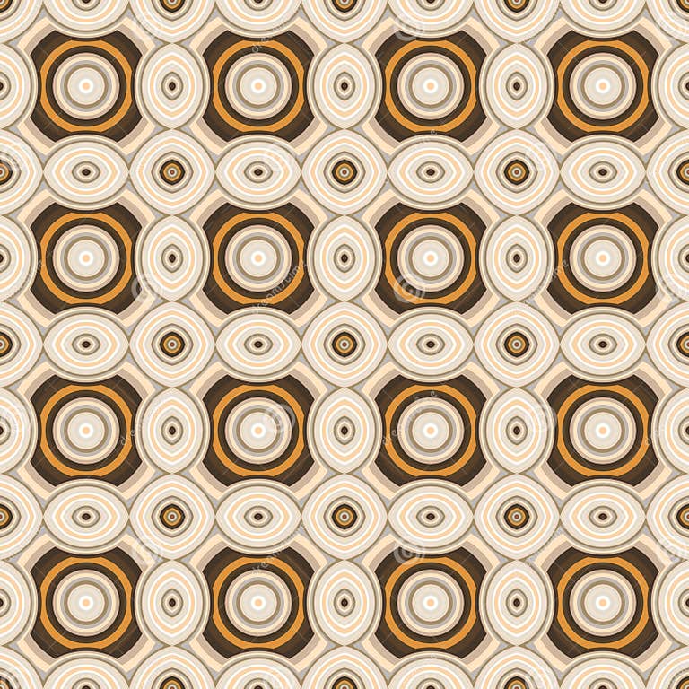 Geometric Retro Wallpaper Seamless Pattern Stock Illustration ...
