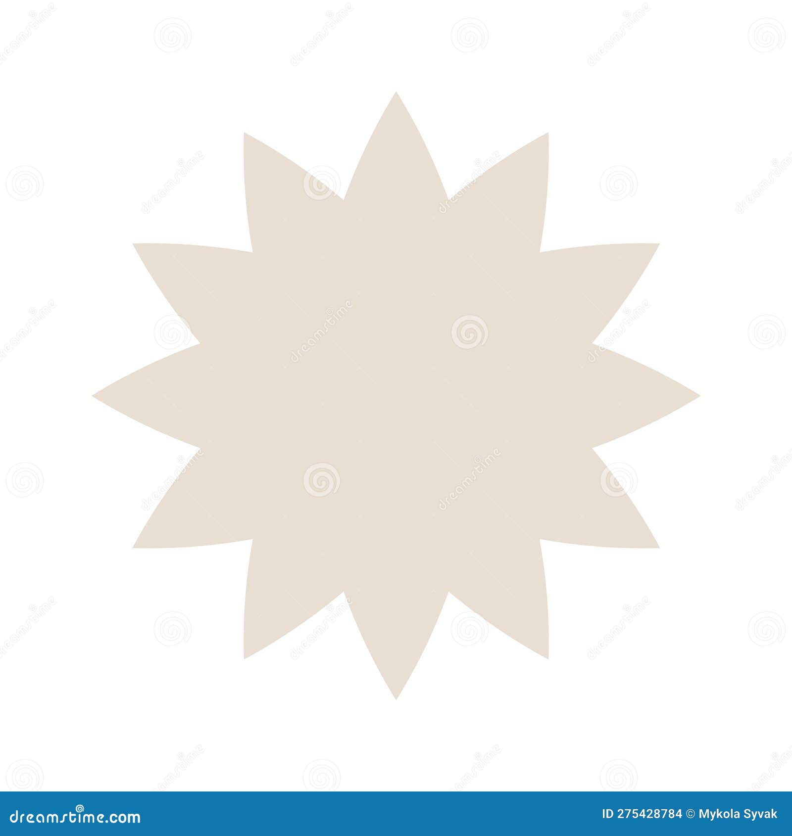 Geometric Round Star Figure Stock Vector - Illustration of background ...