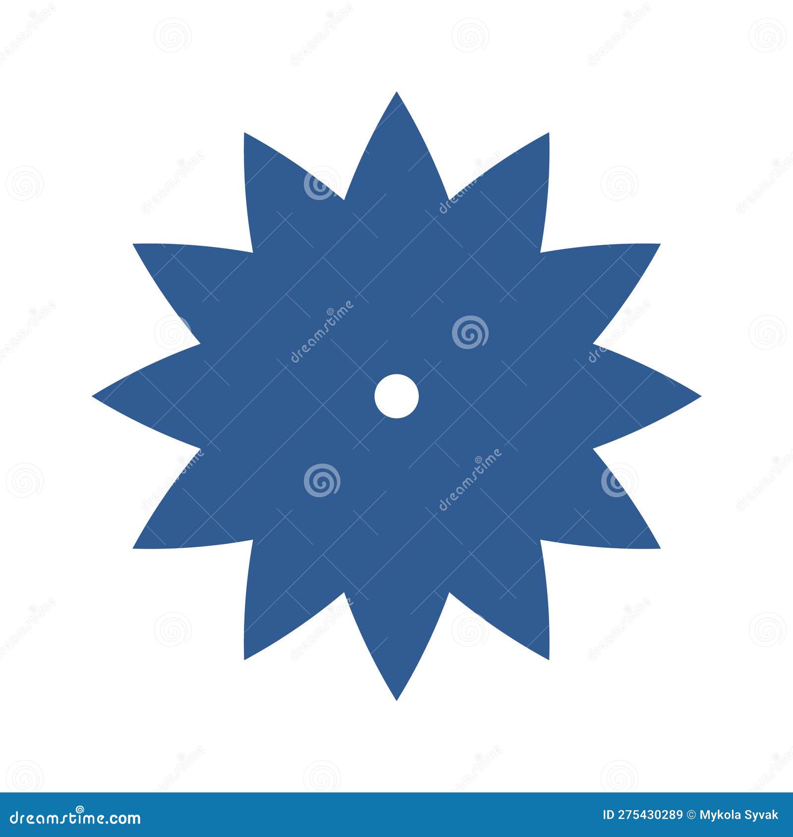 Geometric Round Star Figure Stock Vector - Illustration of isolated ...
