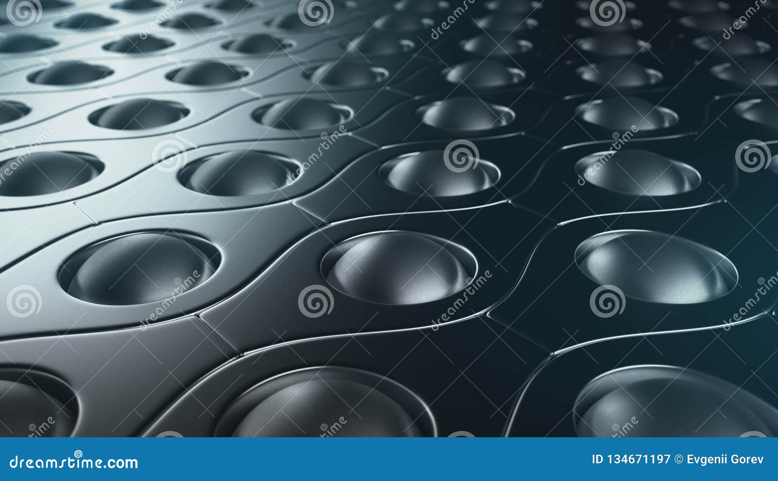 Geometric Sci Fi Pattern Abstract Background, 3D Illustration. Stock ...